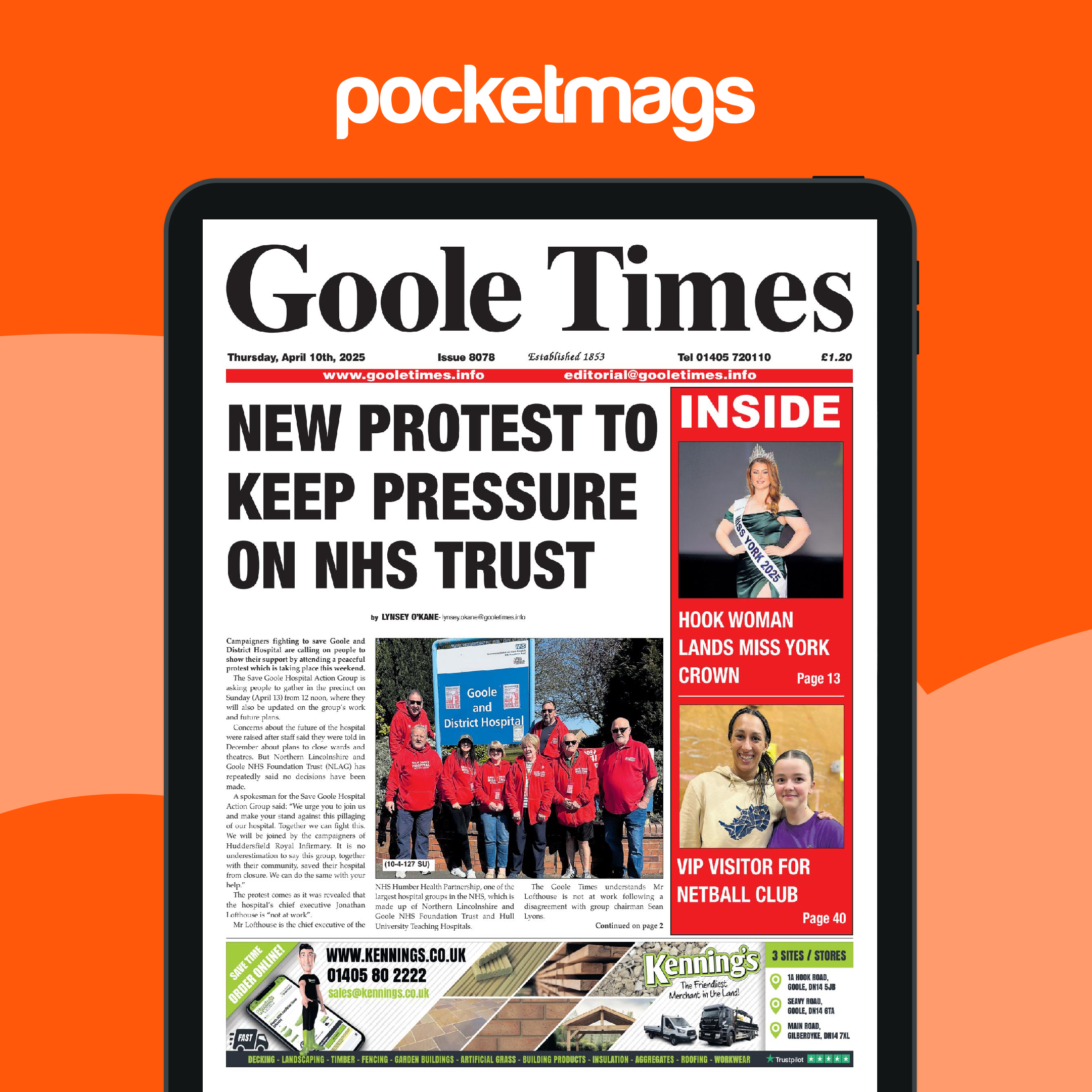 Goole Times Magazine - April 10th 2025 Back Issue
