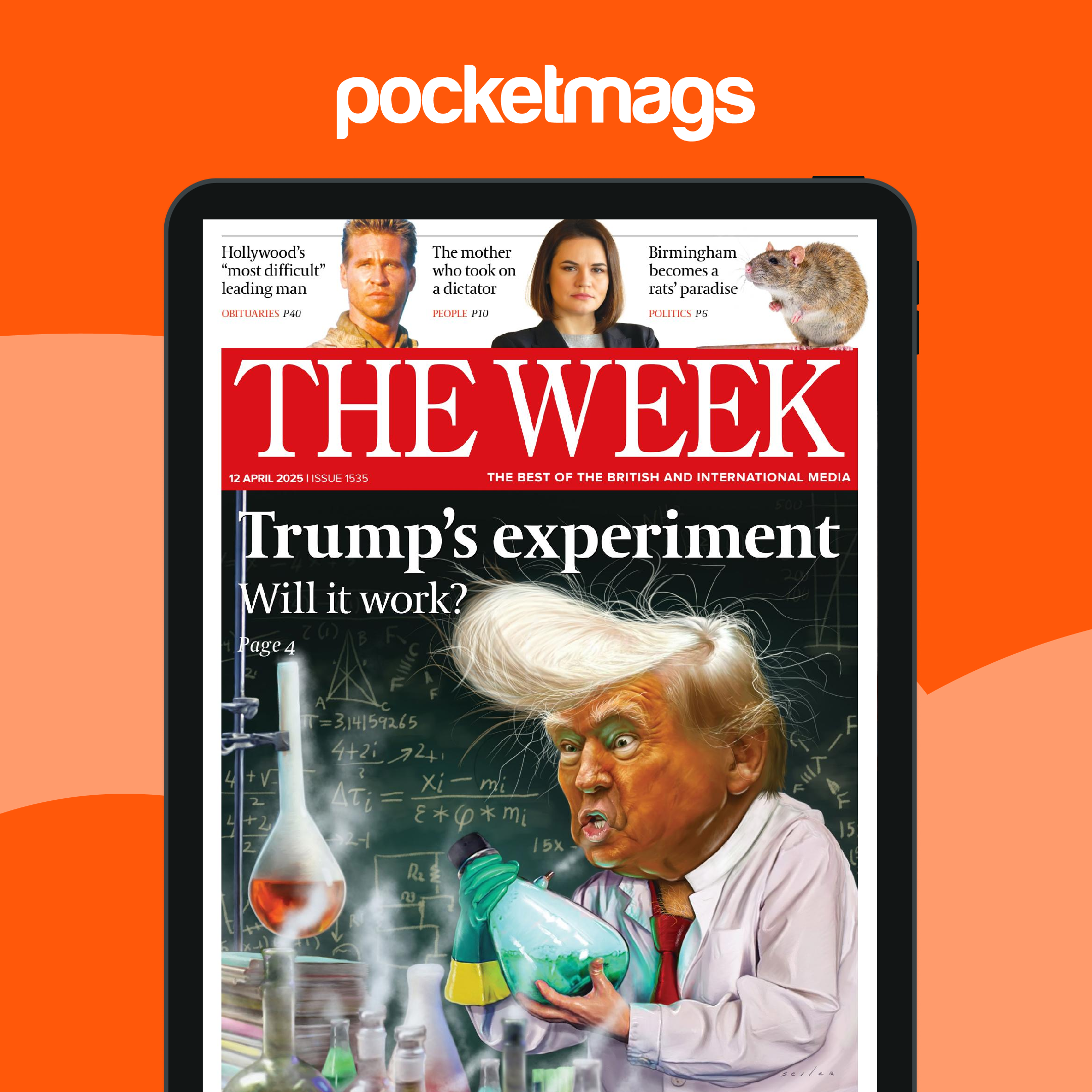 The Week Magazine Subscriptions and 11 Apr 2025 Issue