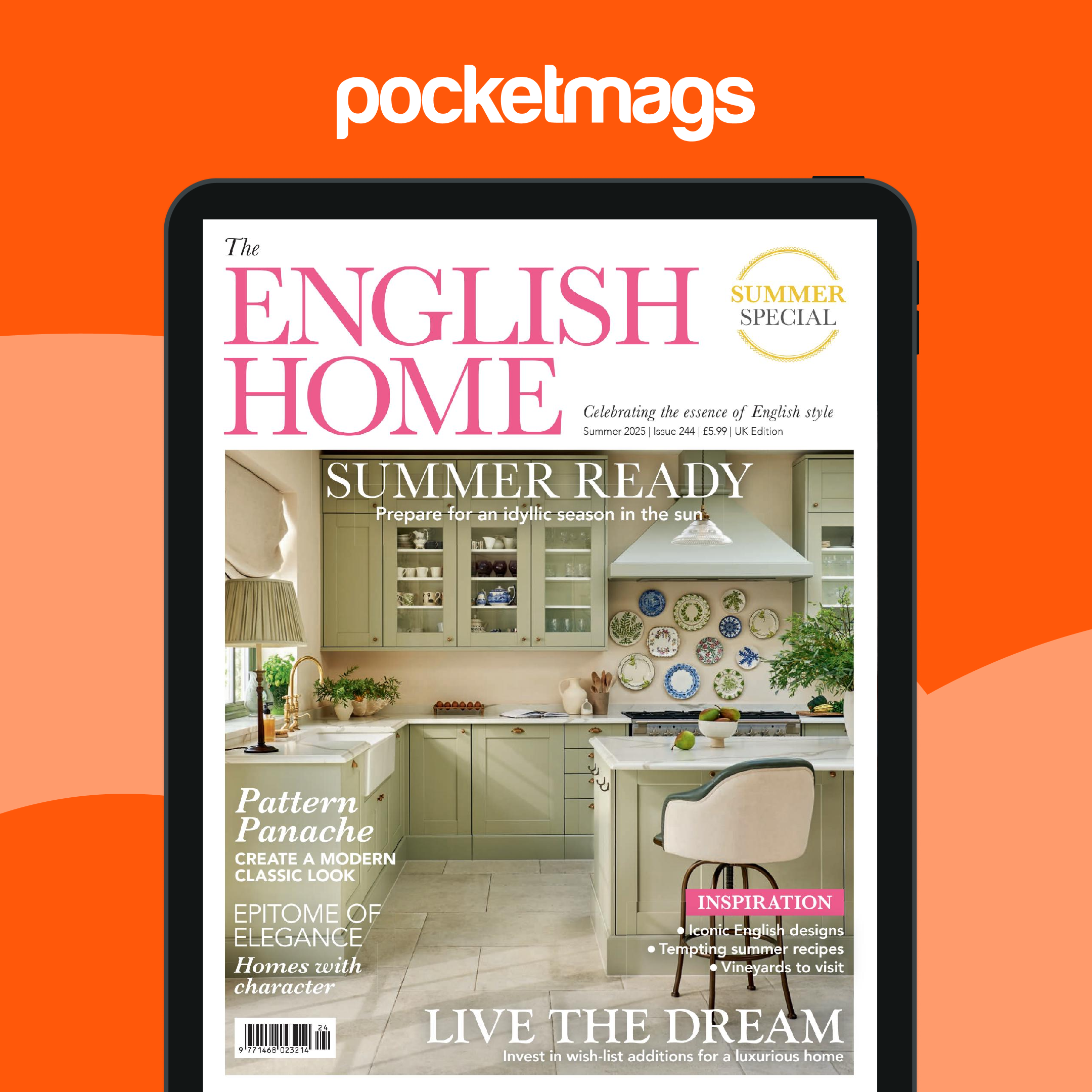 The English Home Magazine Subscriptions and Summer 2025 Issue