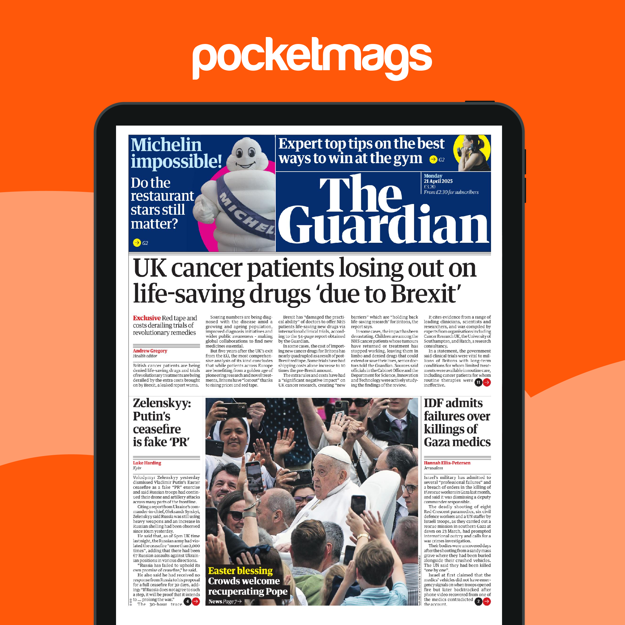 The Guardian Newspaper - Monday, 21 April 2025 Back Issue