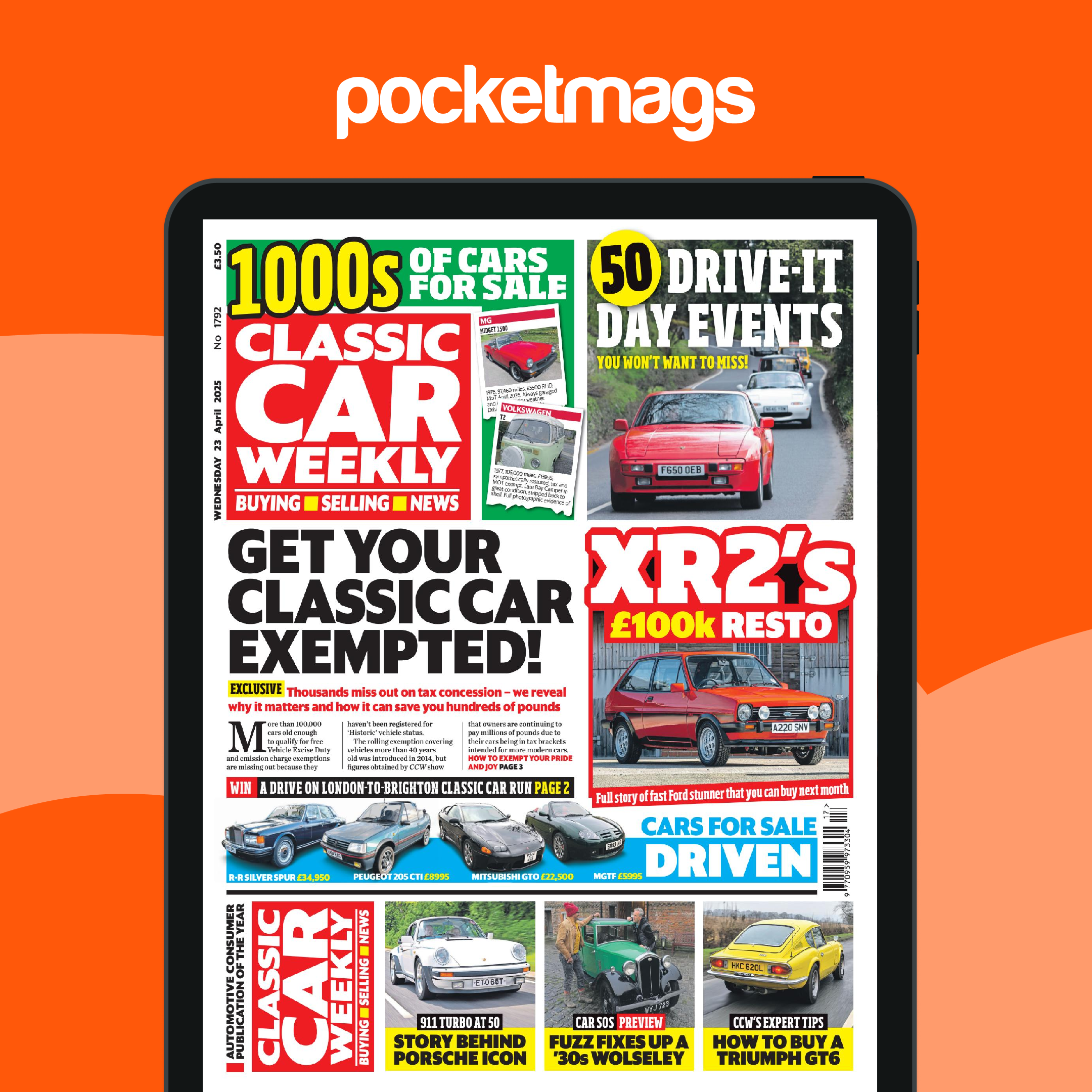 Classic Car Weekly Magazine - 23-Apr-2025 Edição anterior