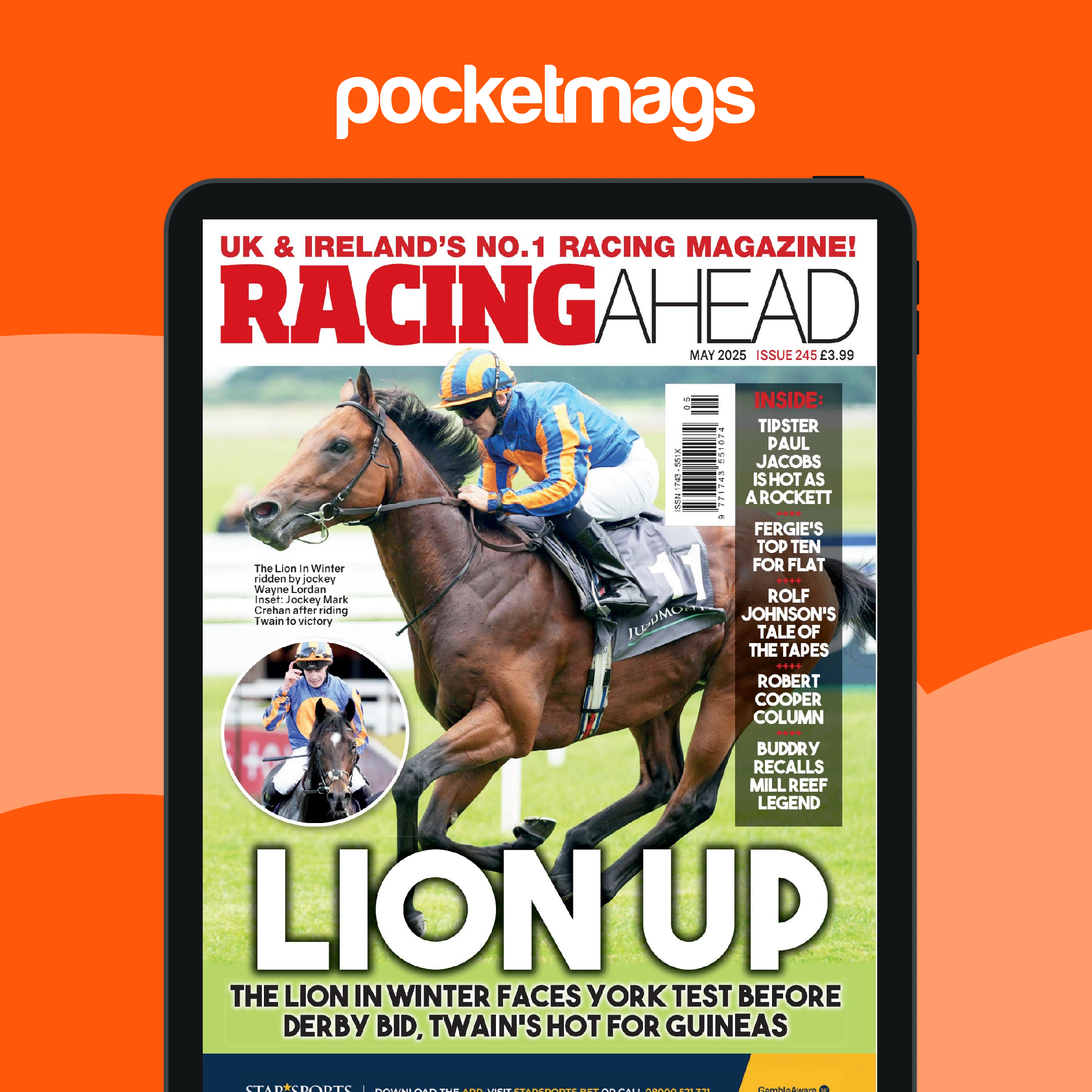 Racing Ahead Magazine Subscriptions and May 2025 Issue
