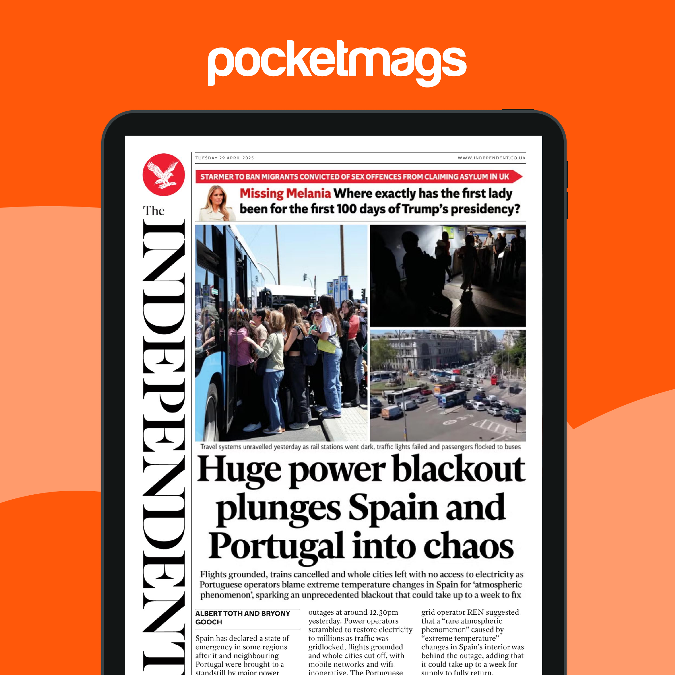 The Independent Daily Edition Newspaper - Tuesday, 29 April 2025 Zurück ...
