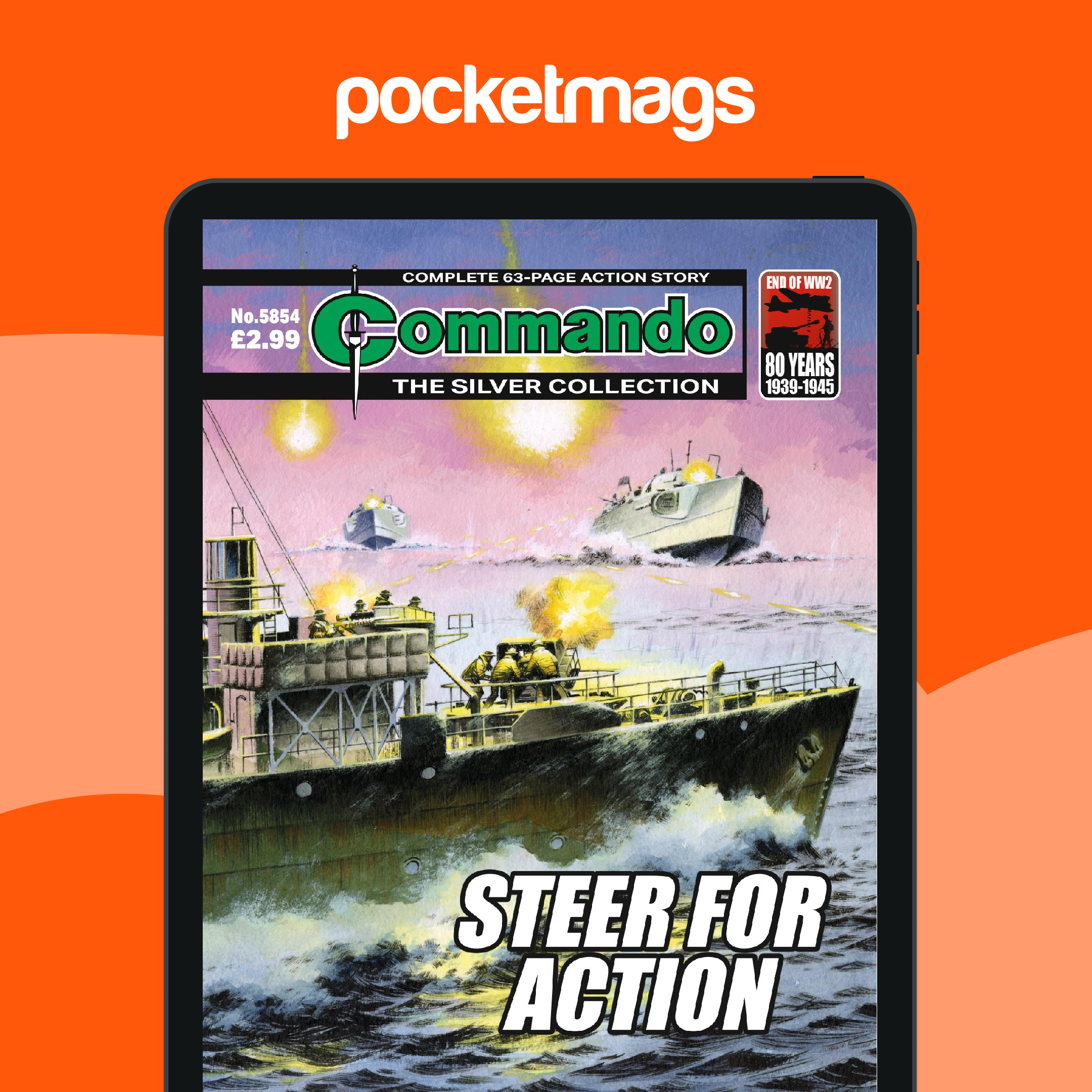 Commando Magazine - 5854 Back Issue