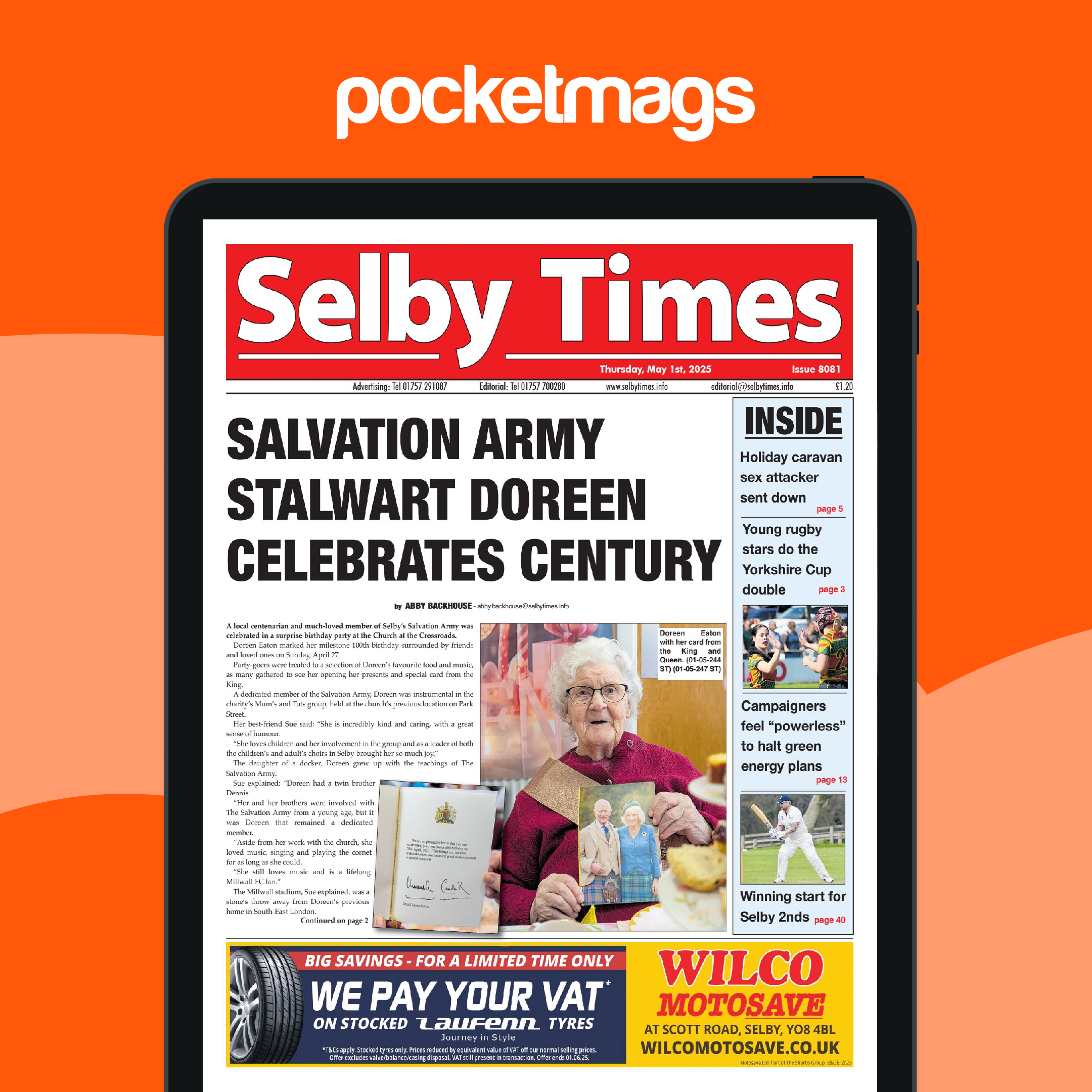 Selby Times Magazine - May 1st 2025 Back Issue