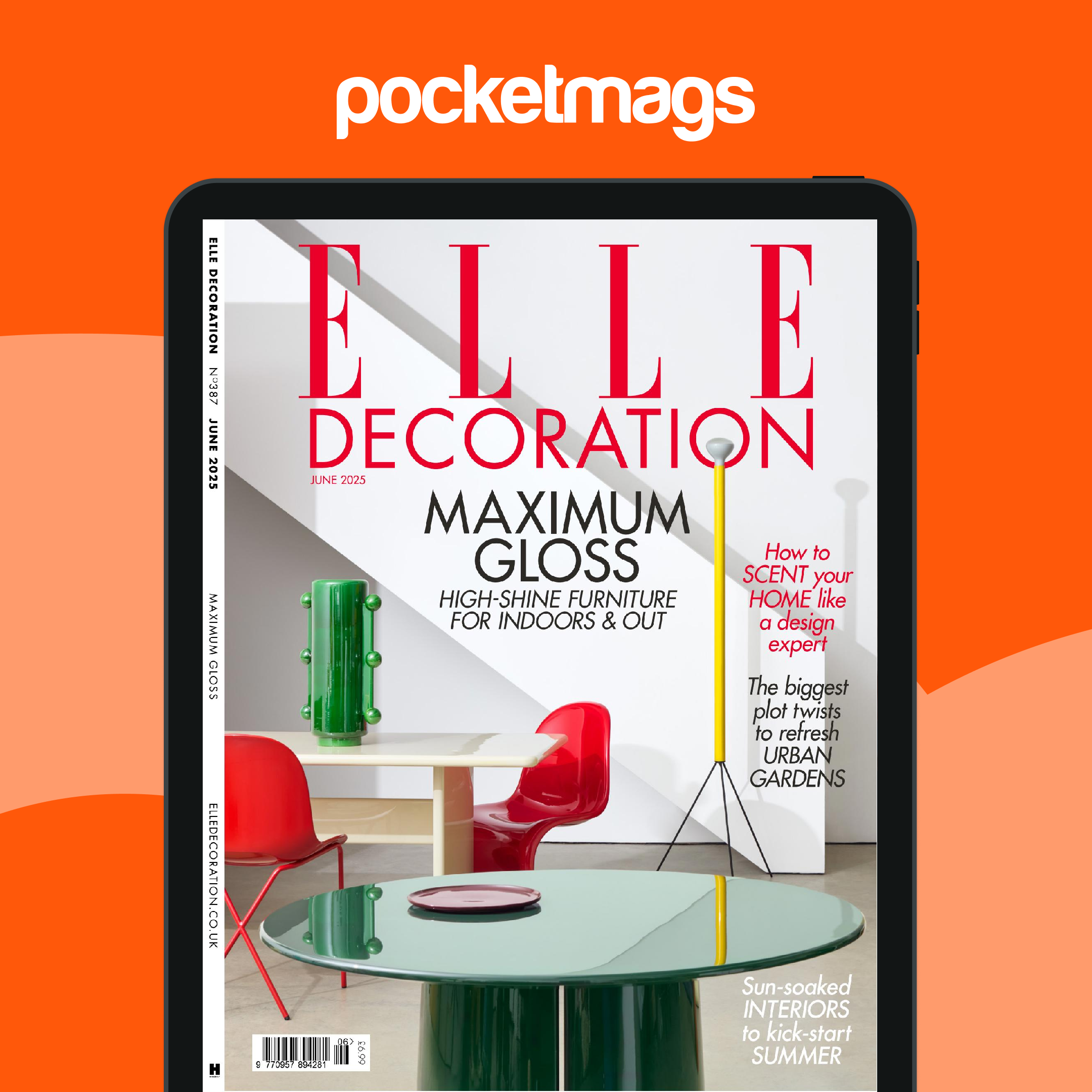 Elle Decoration Magazine Subscriptions and Jun-25 Issue