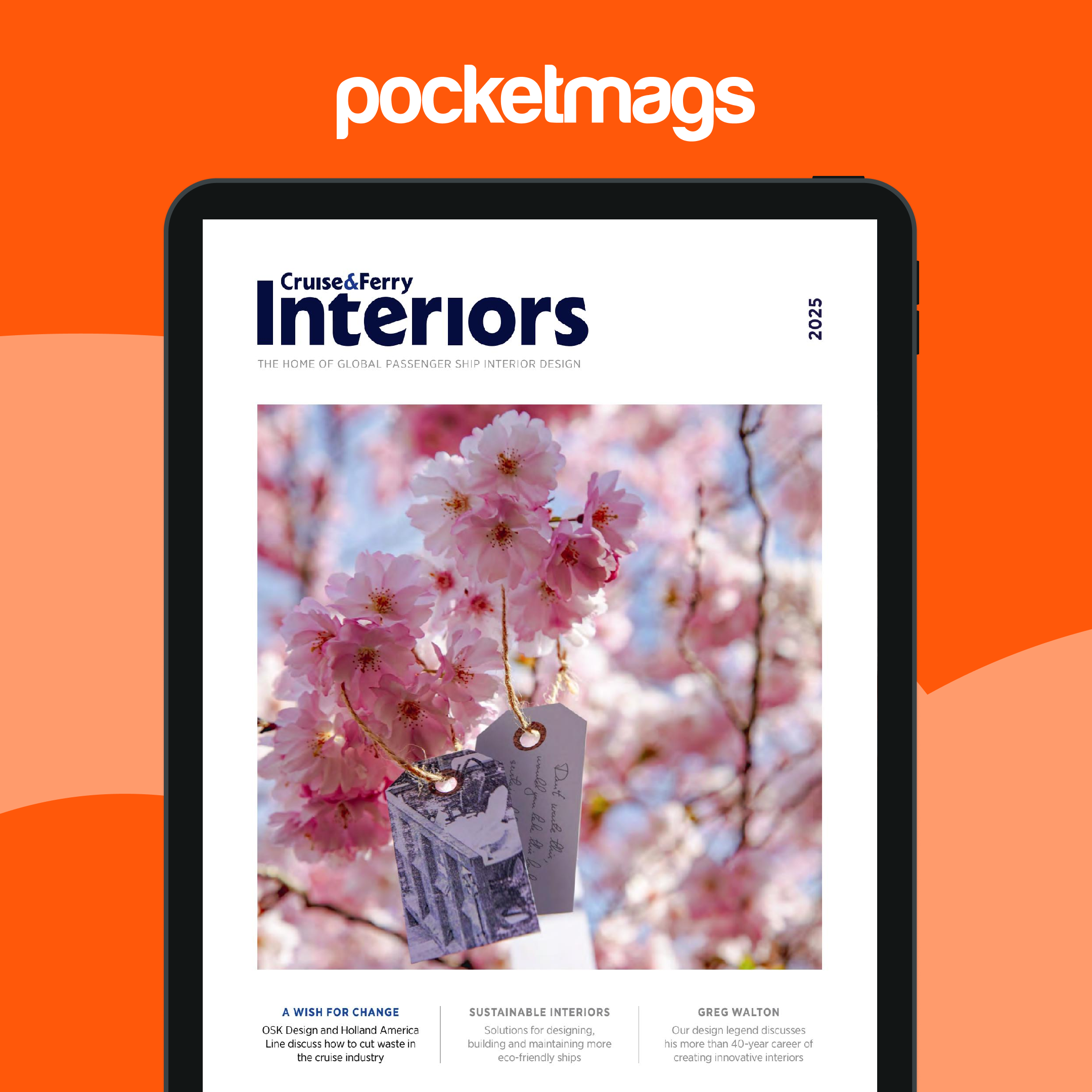 Cruise & Ferry Magazine Abonnements und CF Interiors 2025 Ausgabe