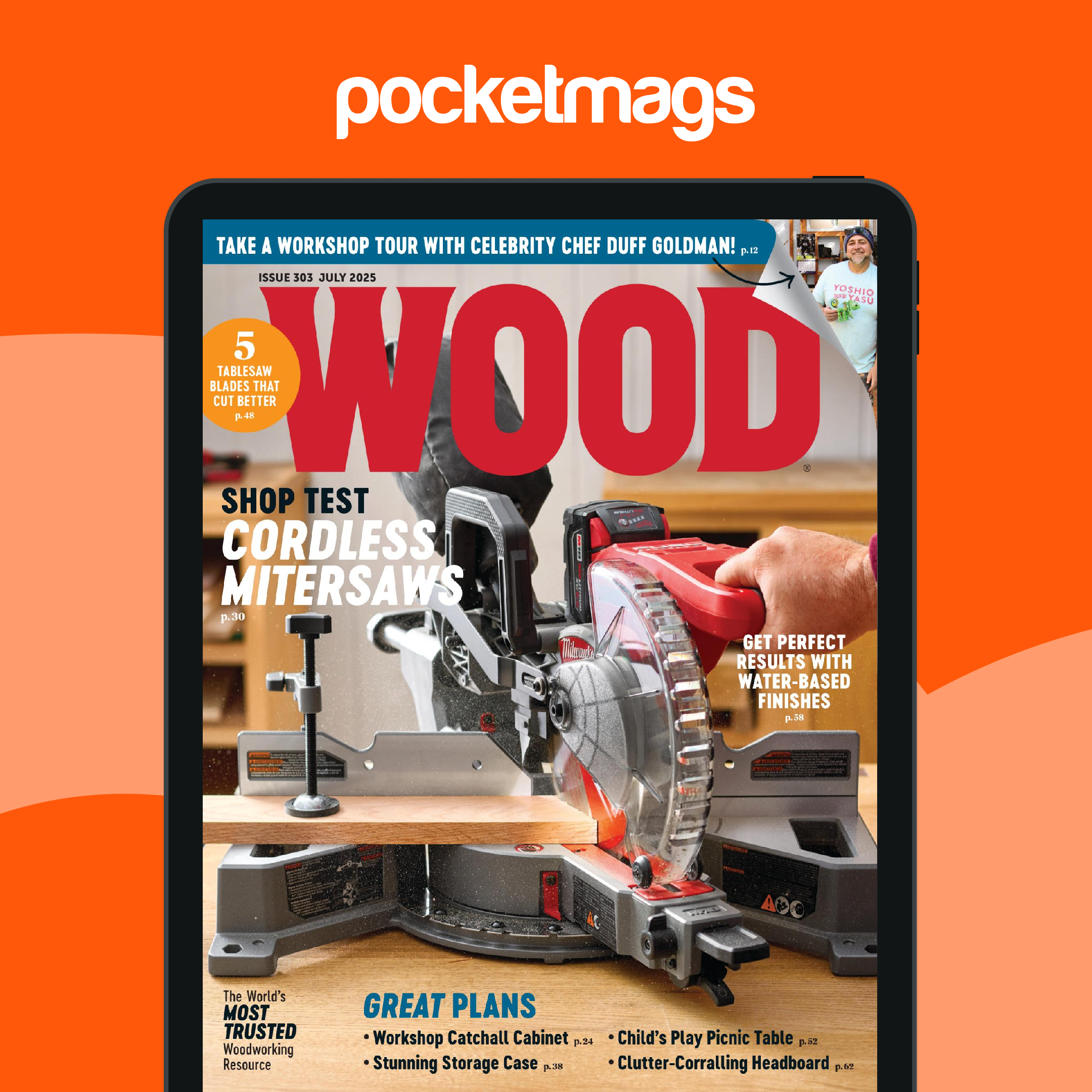 Wood Magazine - July 2025 Back Issue