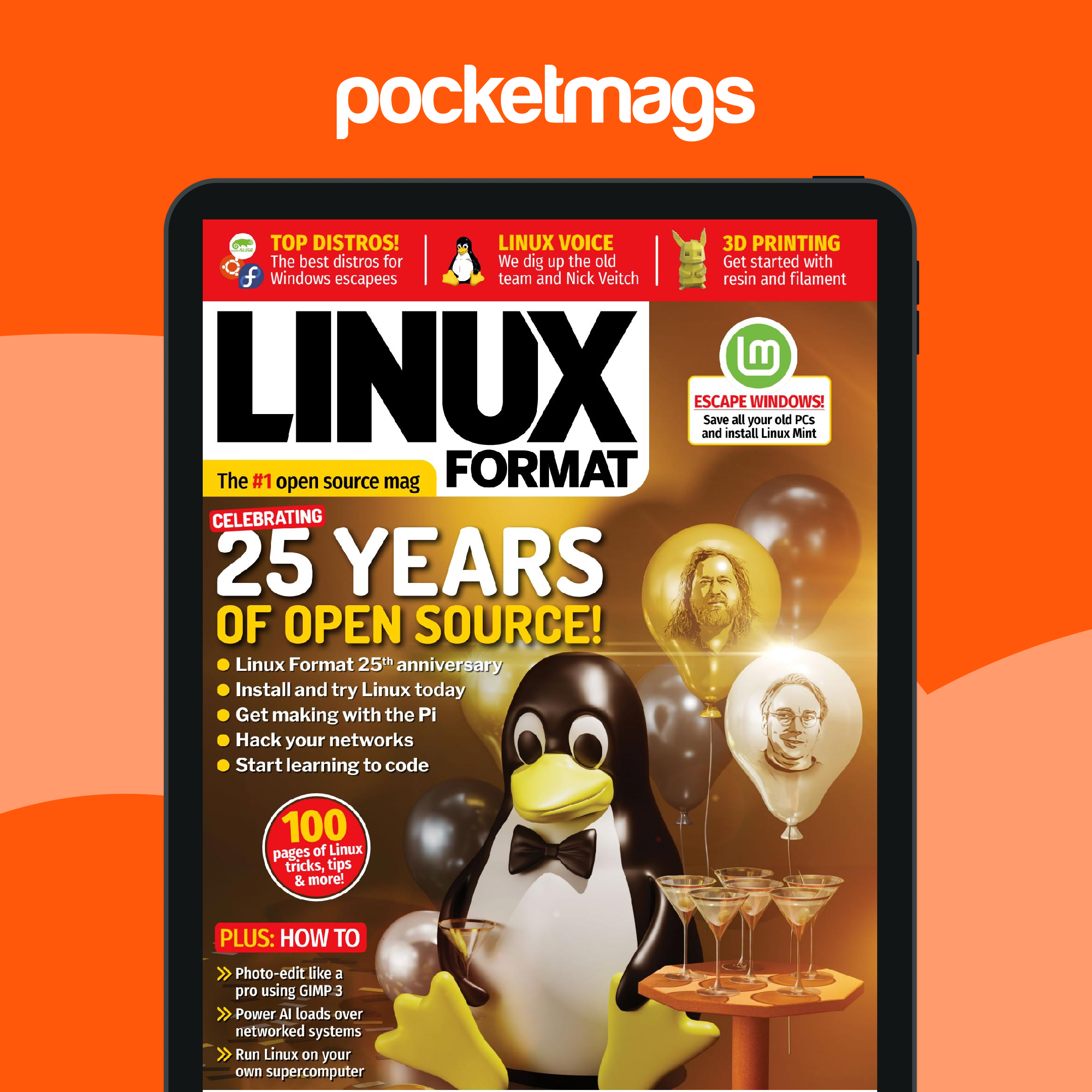Linux Format Magazine Subscriptions and July 2025 Issue
