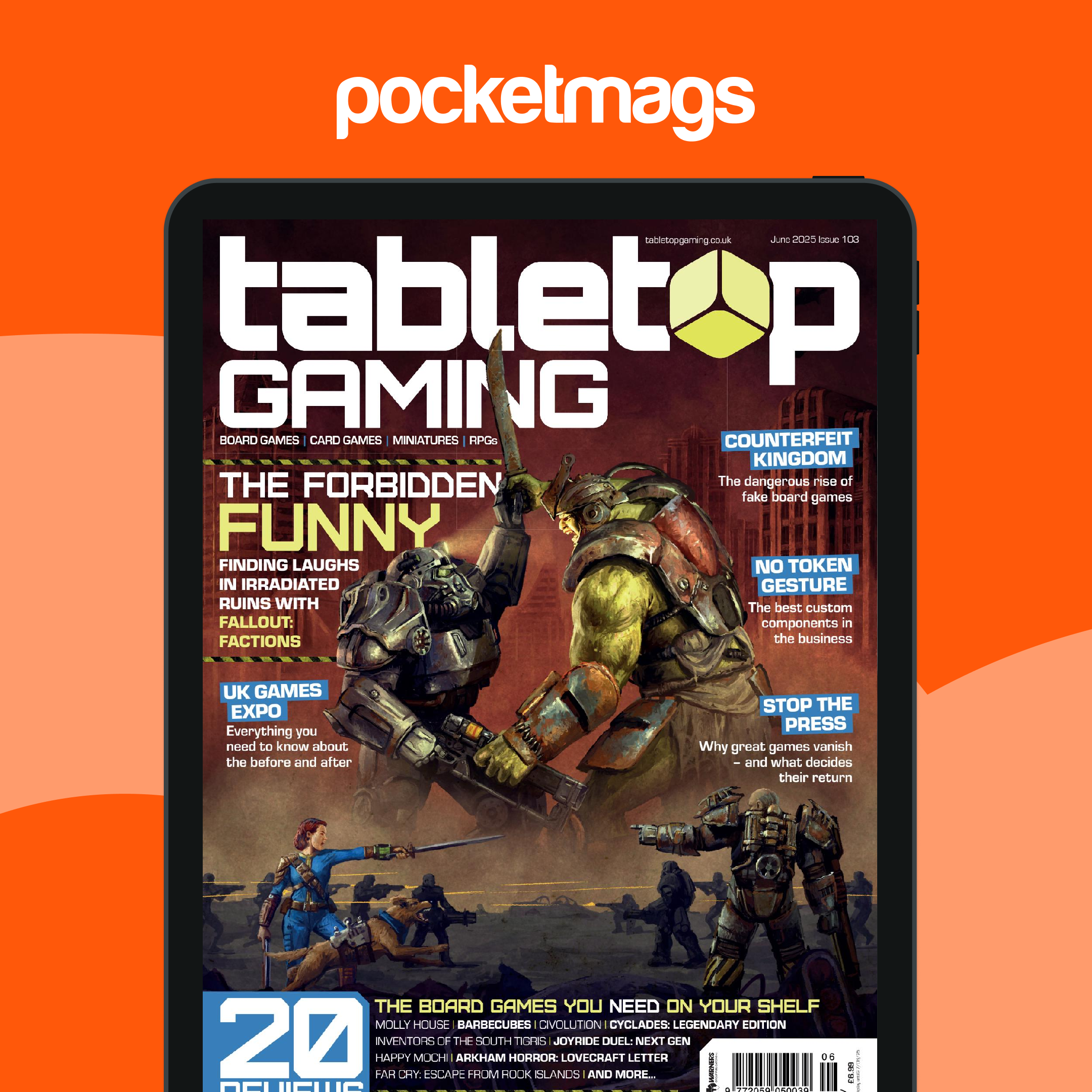 Tabletop Gaming Magazine Subscriptions and June 2025 #103 Issue