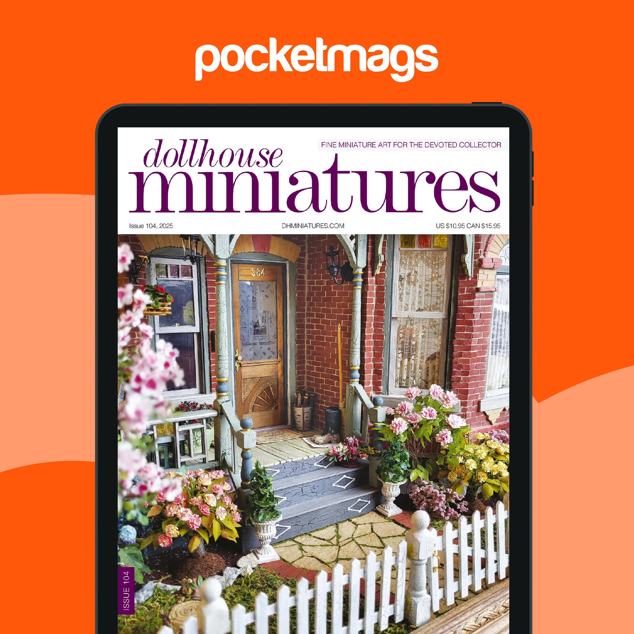Dollhouse Miniatures Magazine Subscriptions and Issue 104 Issue