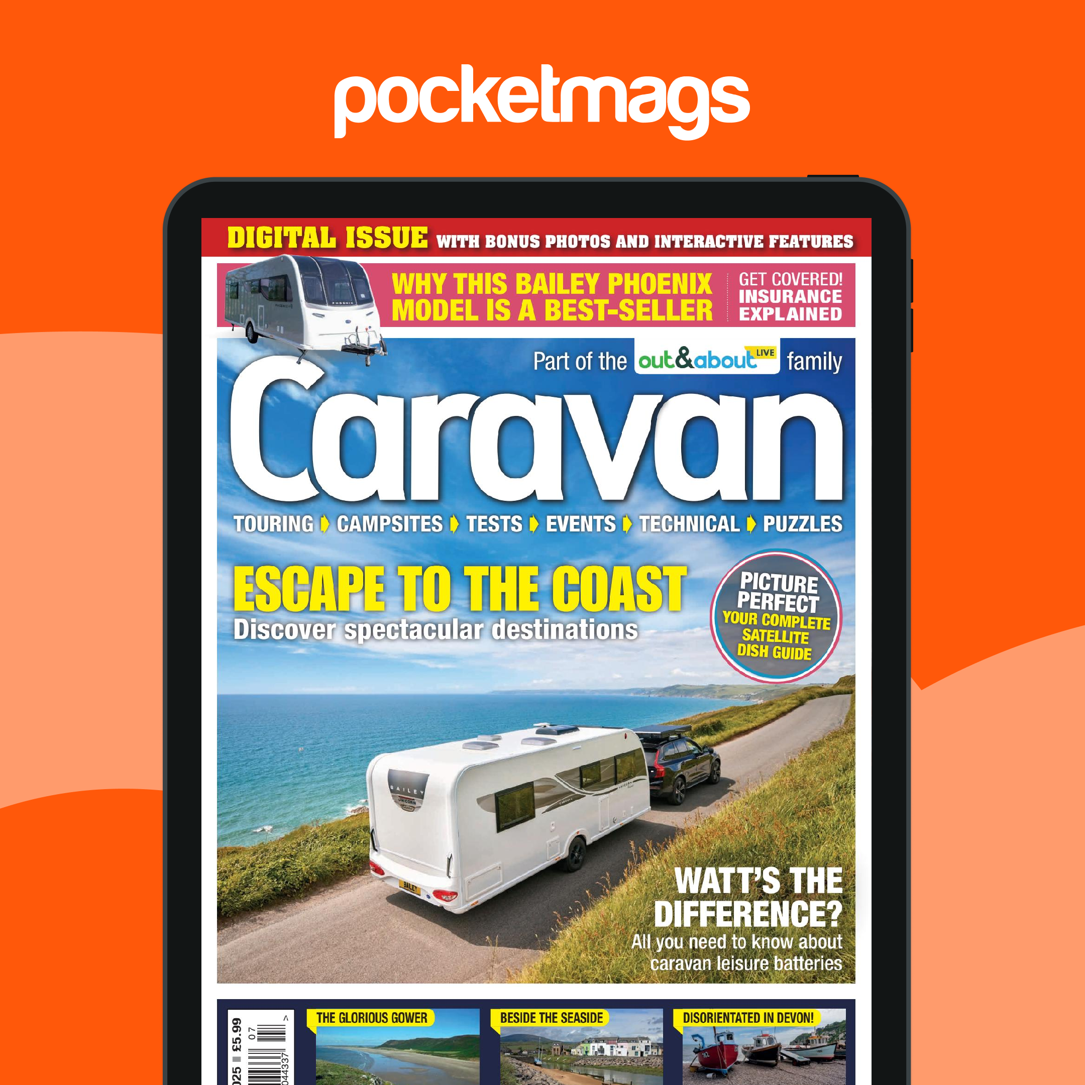 Caravan Magazine - Escape to the coast - Caravan July 2025 Back Issue