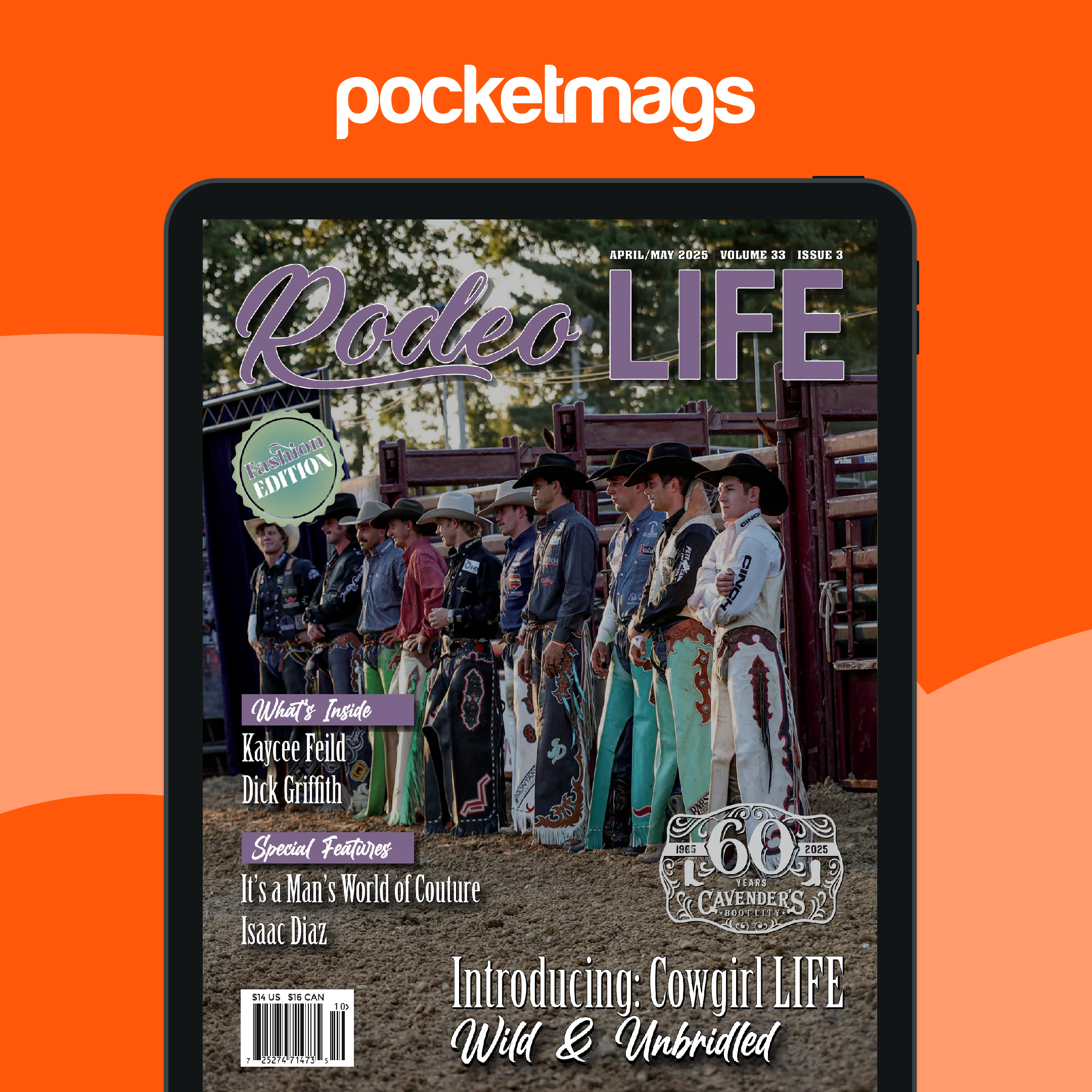 Rodeo Life Magazine Subscriptions and Apr-May 2025 Issue