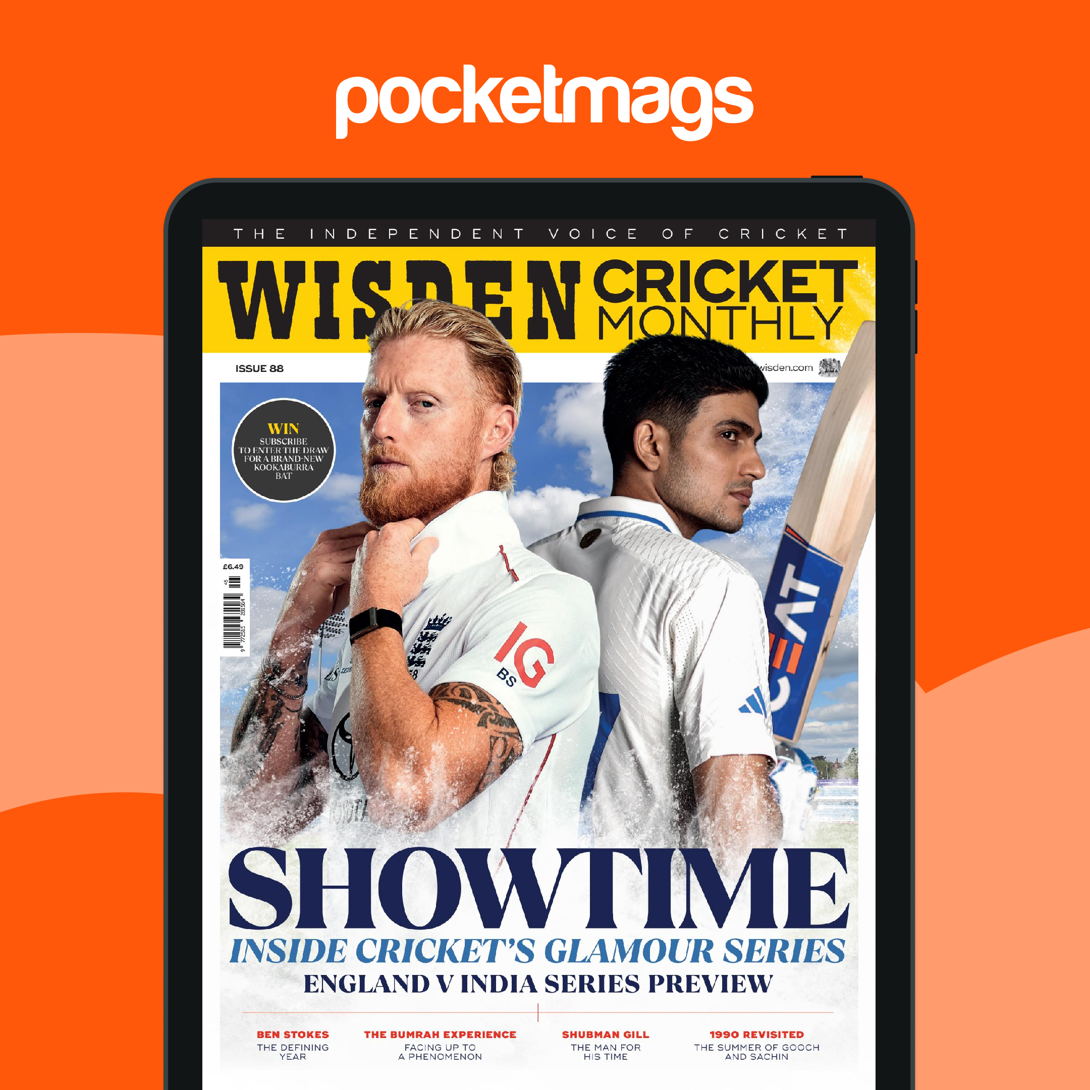 Wisden Cricket Monthly Magazine - Issue 88 Back Issue