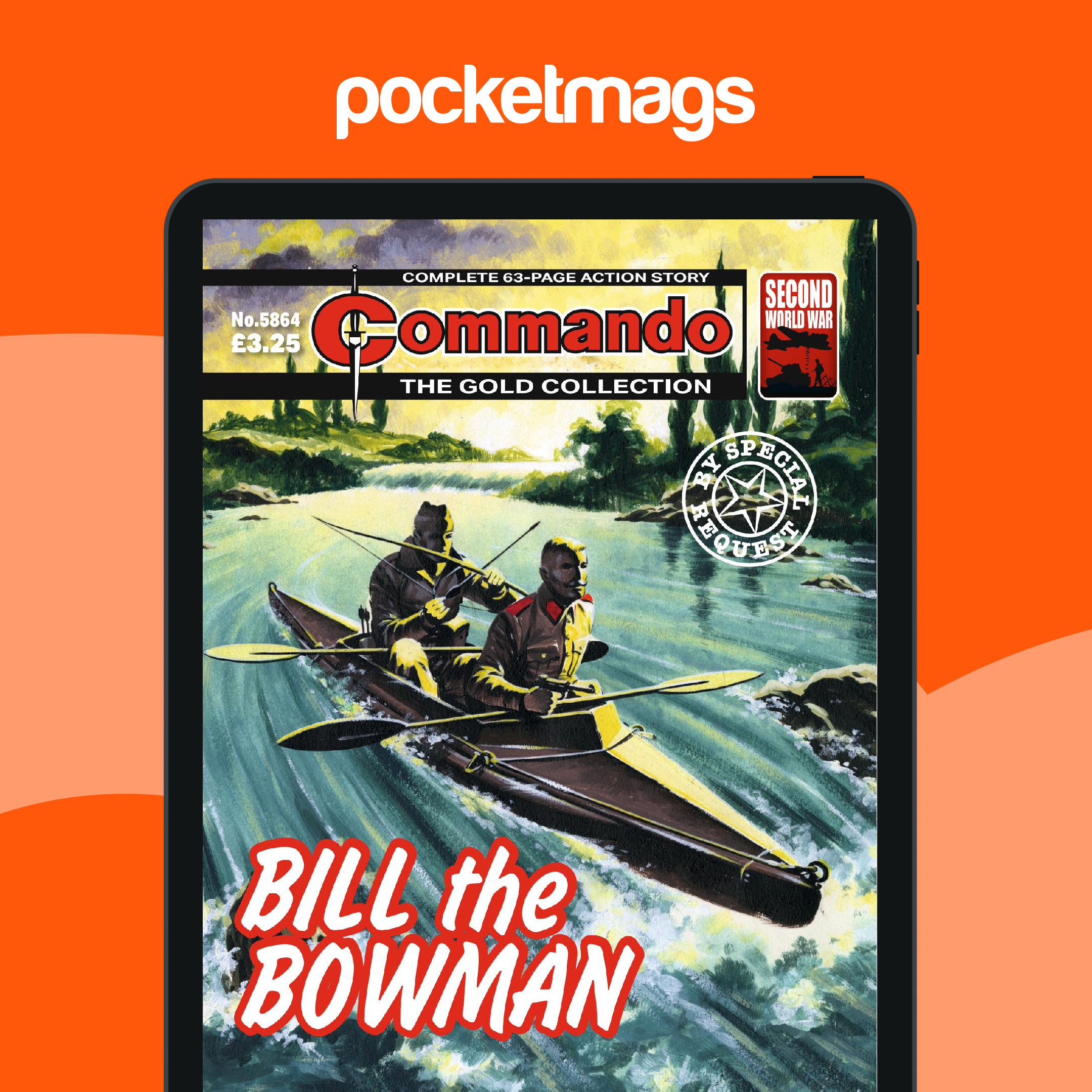 Commando Magazine - 5864 Back Issue