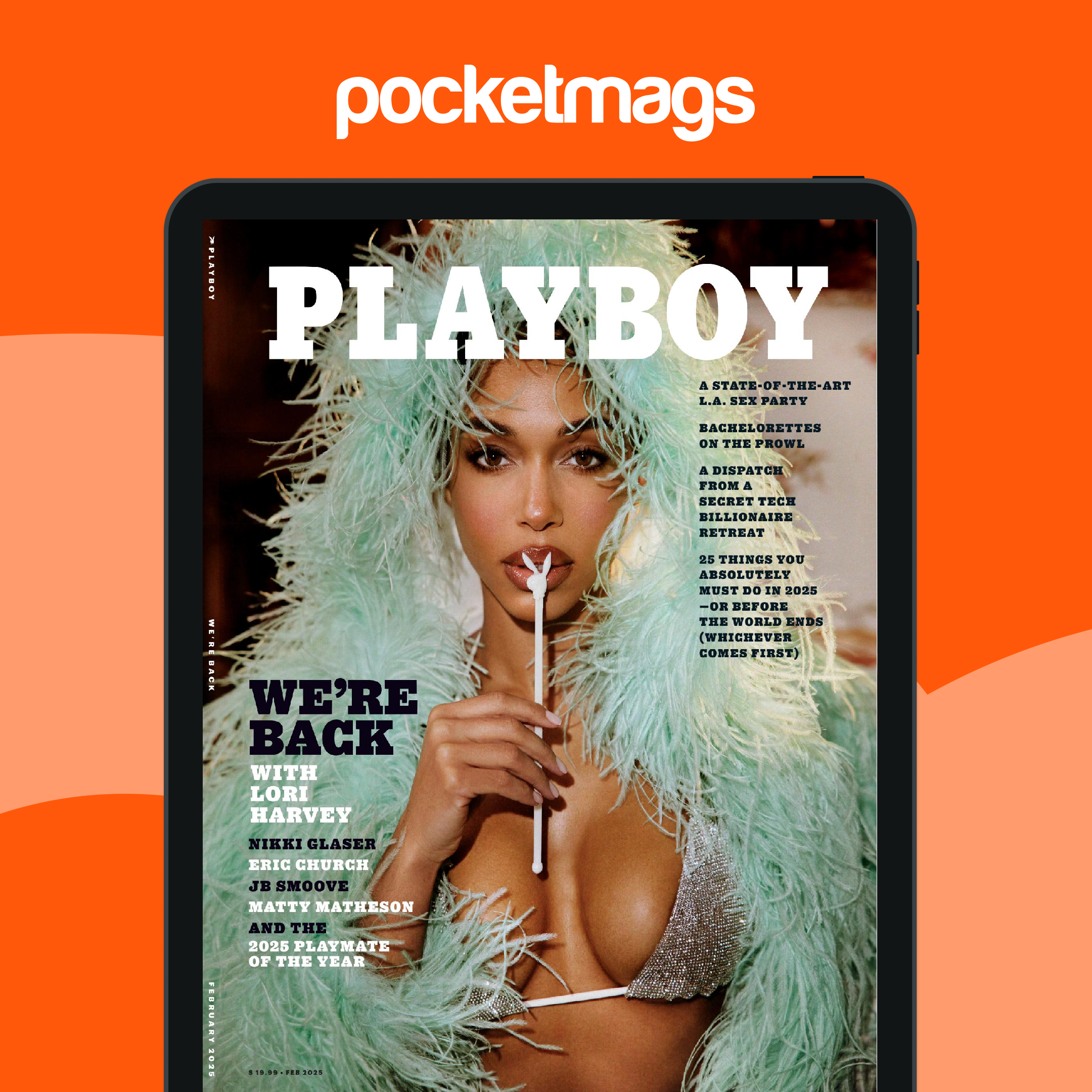 Playboy Magazine Subscriptions and February 2025 Issue