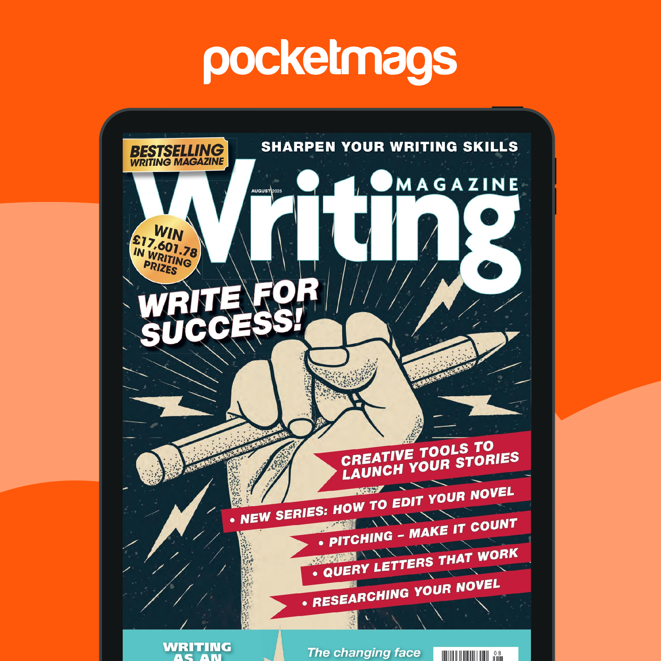 Writing Magazine Subscriptions and August 2025 Issue