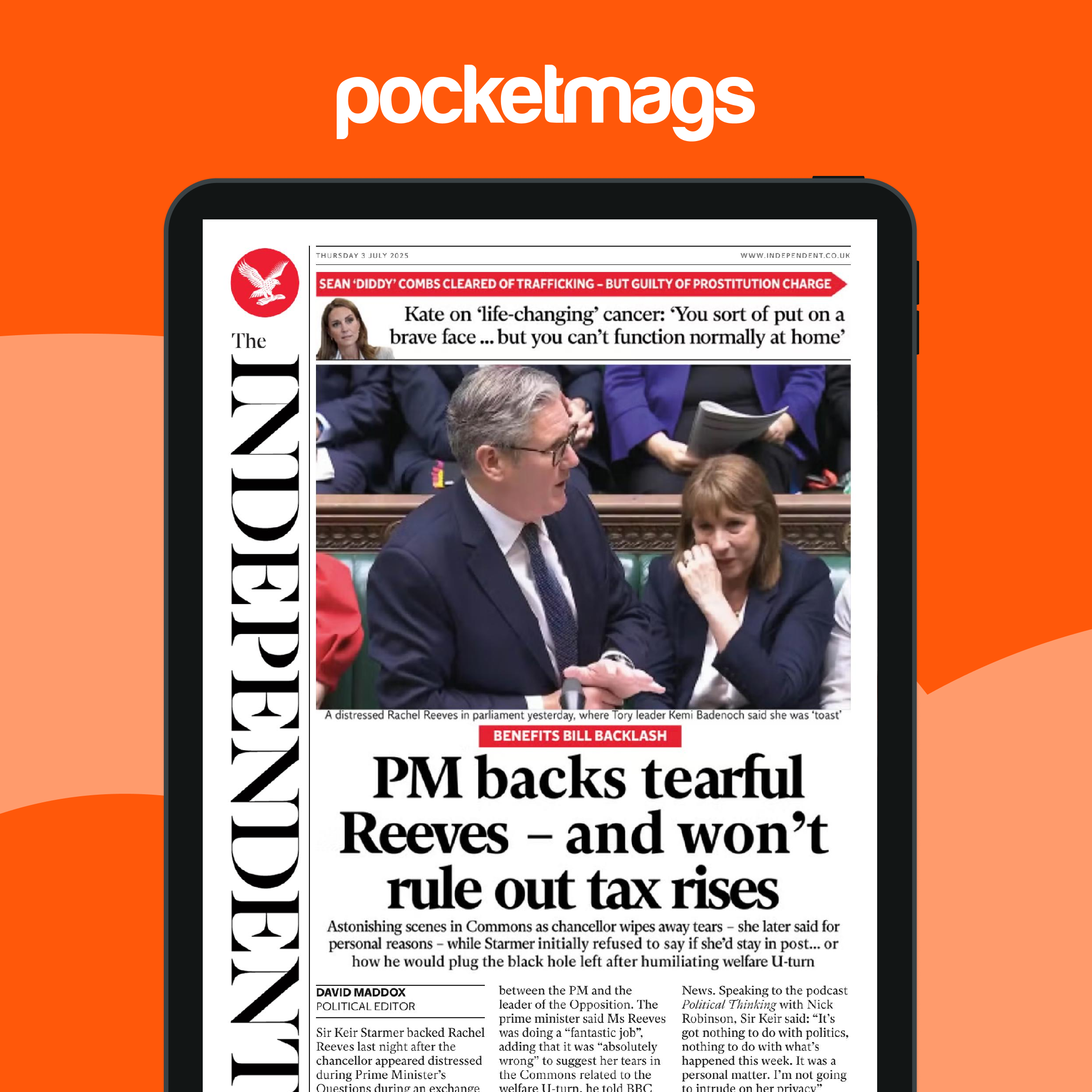 The Independent Daily Edition Newspaper - Thursday, 03 July 2025 Back Issue