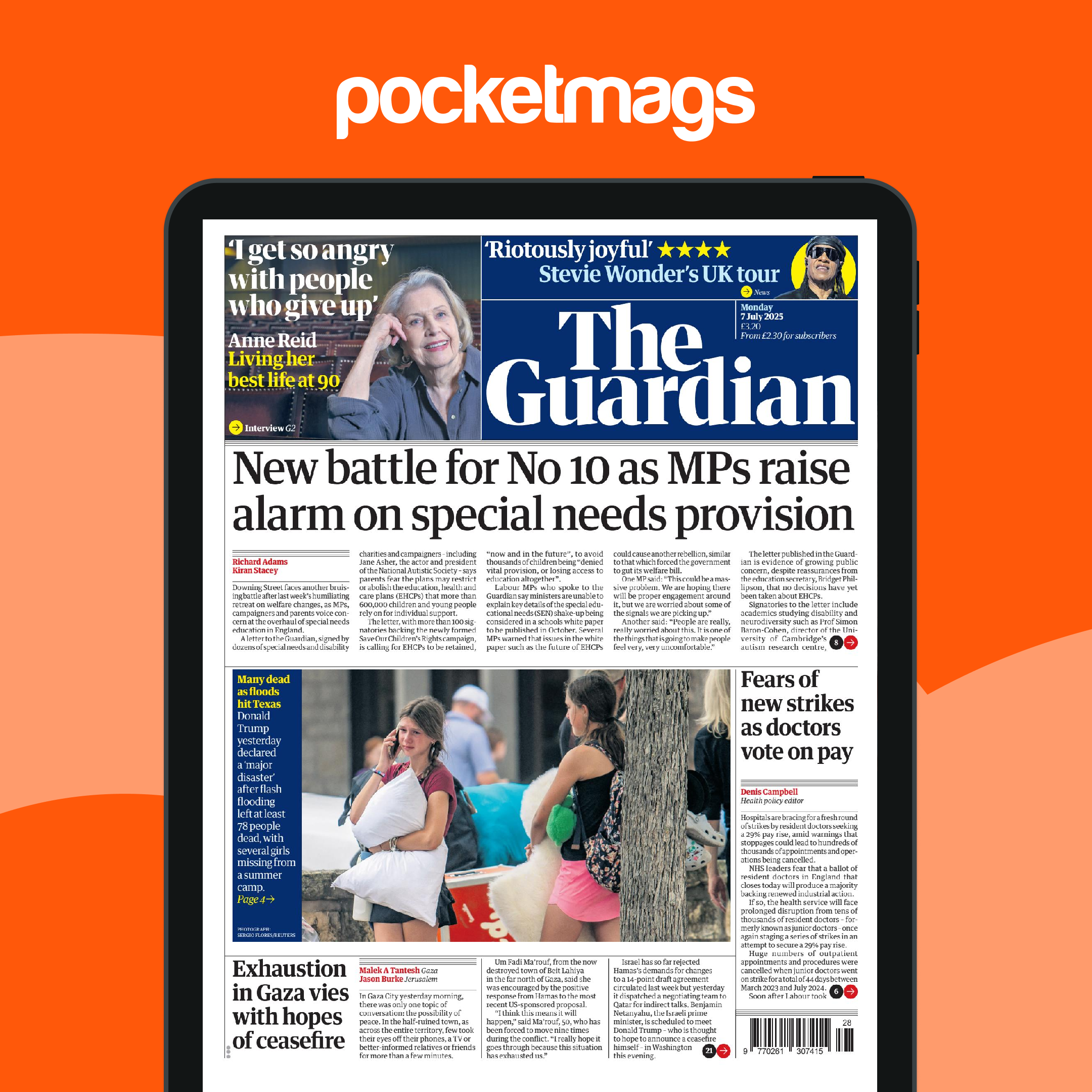 The Guardian Newspaper Subscriptions and Monday, 07 July 2025 Issue