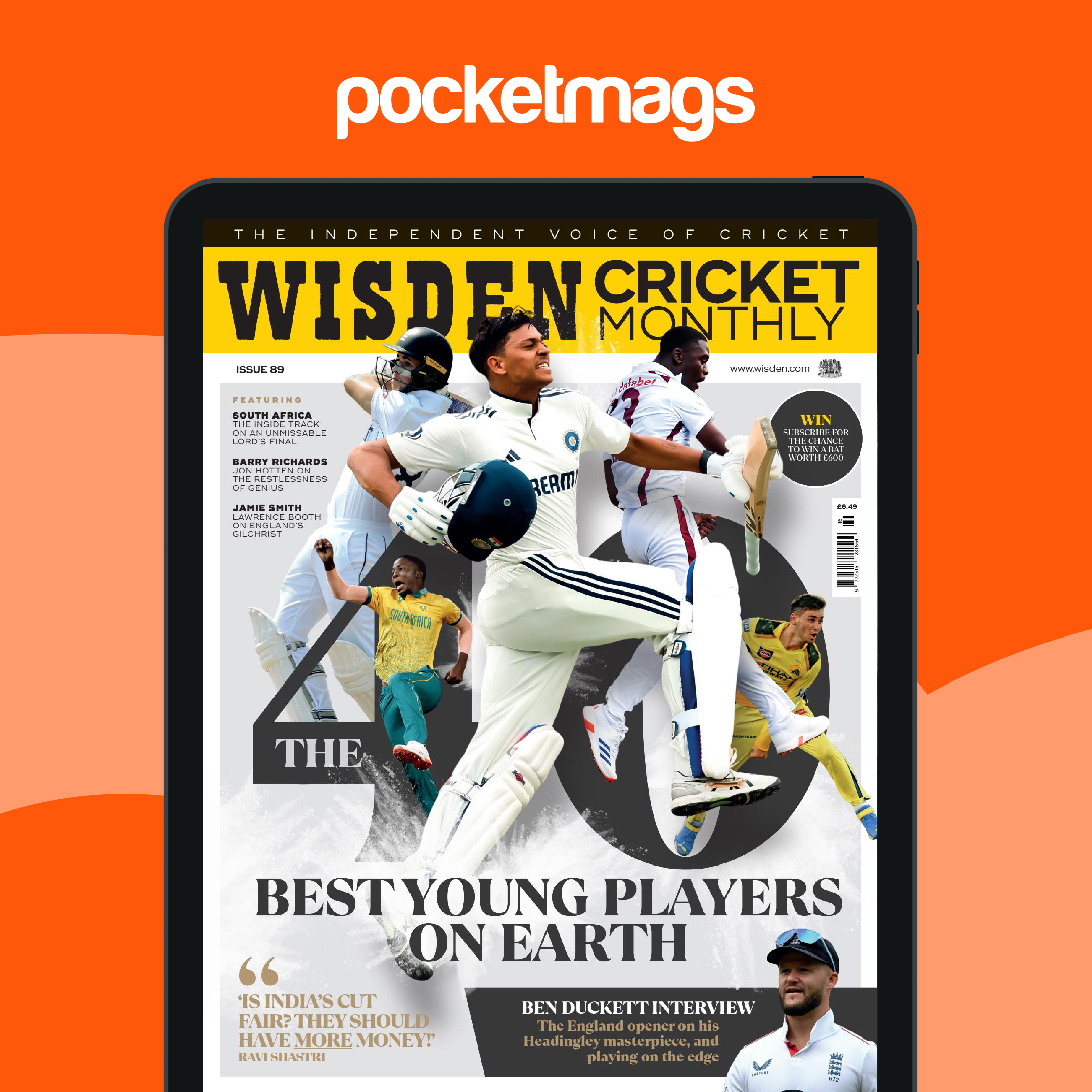 Wisden Cricket Monthly Magazine - Issue 89 Back Issue