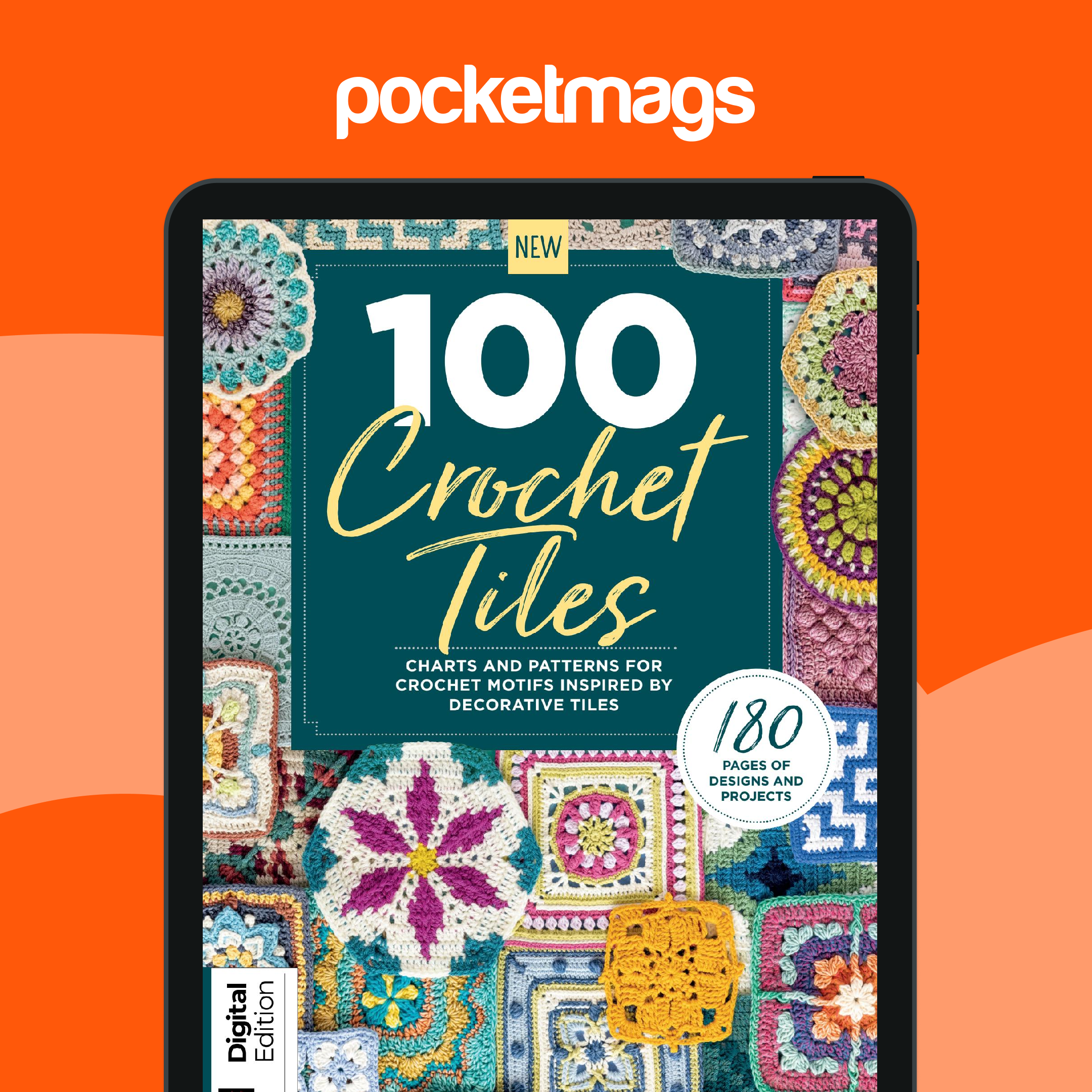 Lifestyle Bookazine - 100 Crochet Tiles Third Edition Back Issue