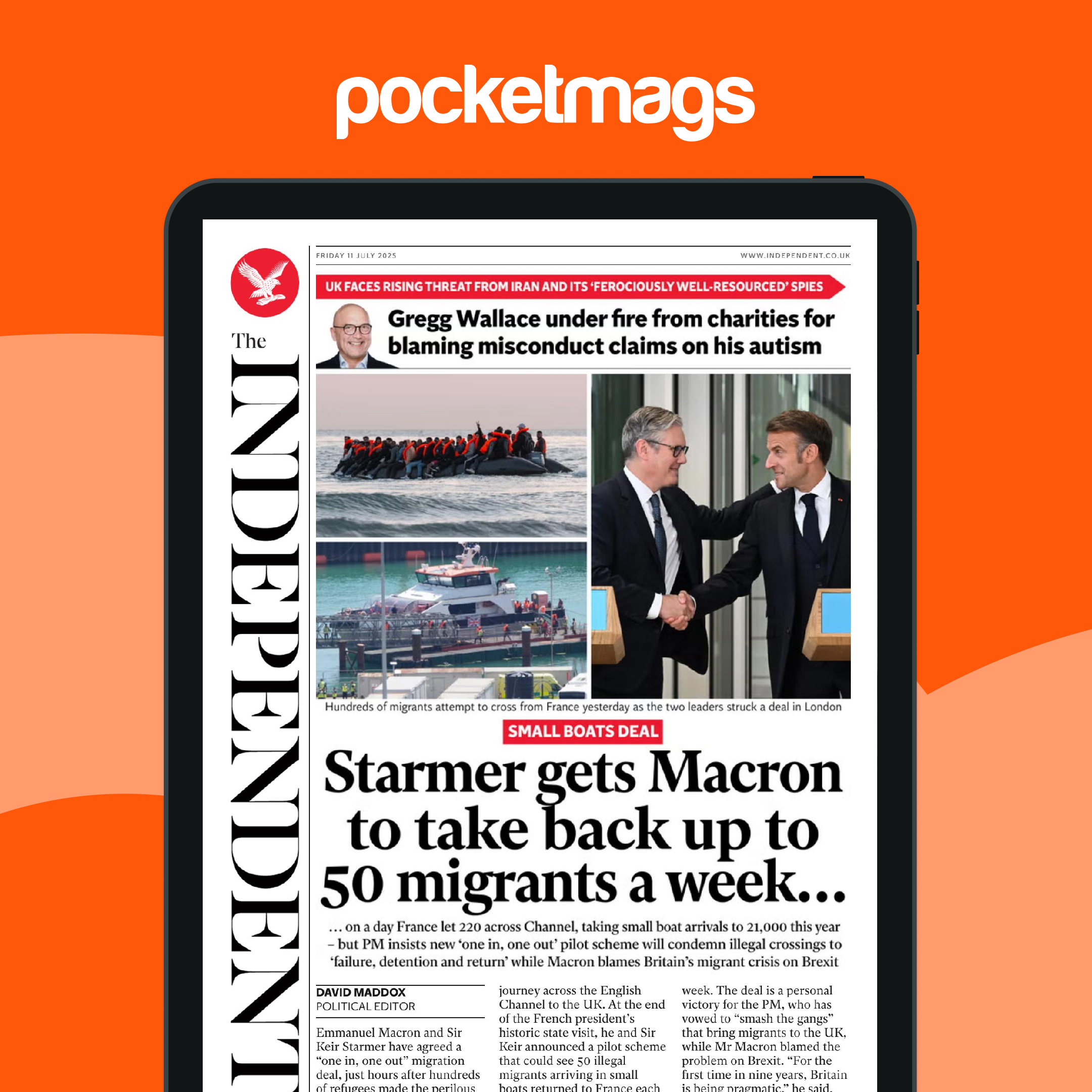 The Independent Daily Edition Newspaper - Friday, 11 July 2025 Edição ...