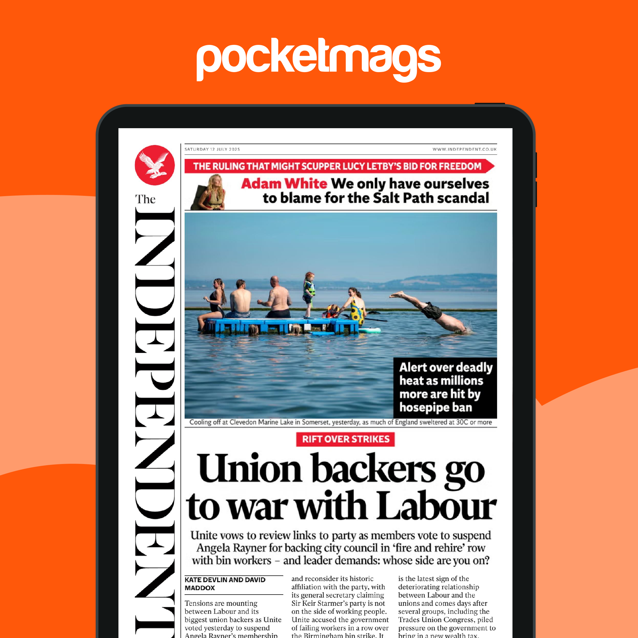 The Independent Daily Edition Newspaper - Saturday, 12 July 2025 ...