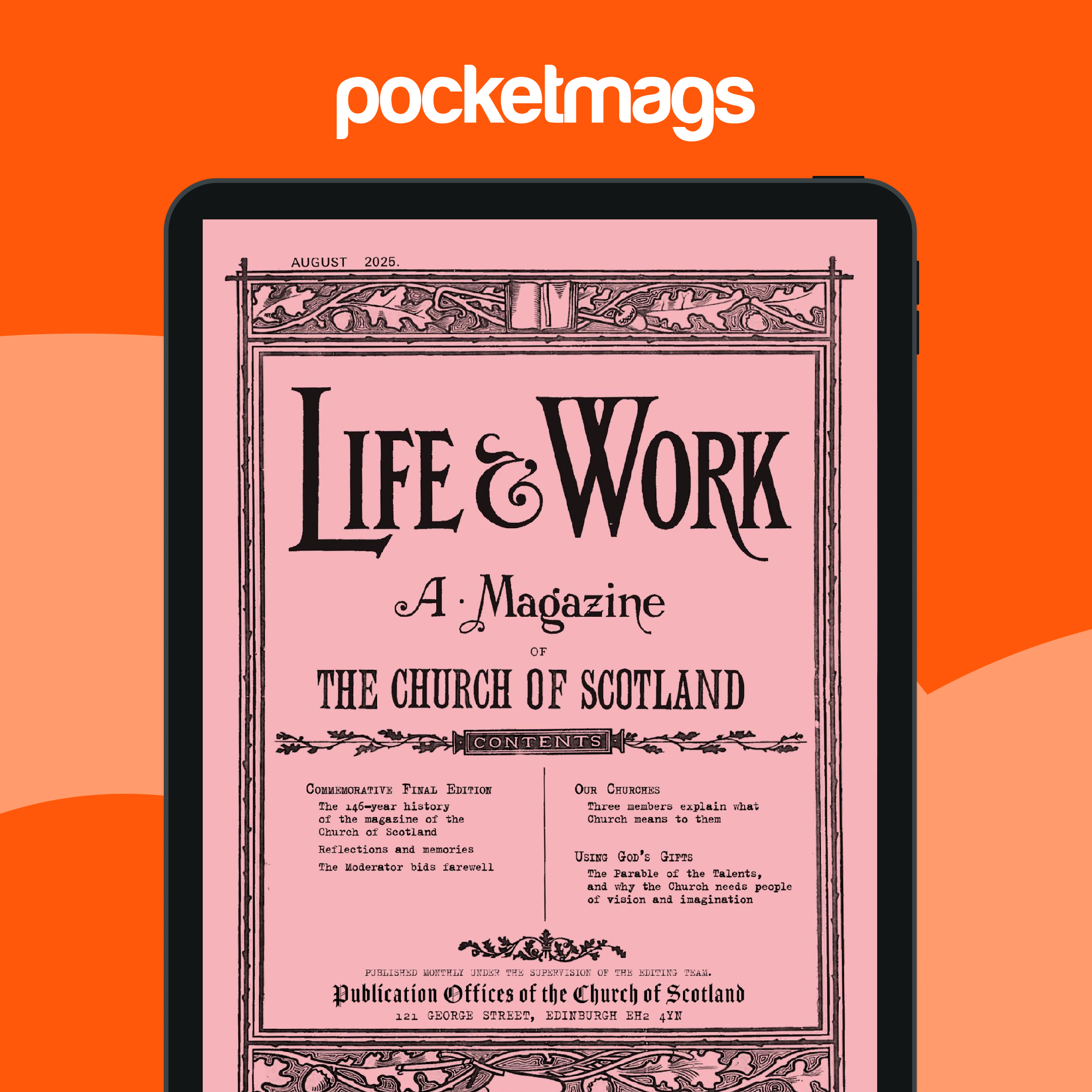 Life and Work Magazine Subscriptions and August 2025 Issue