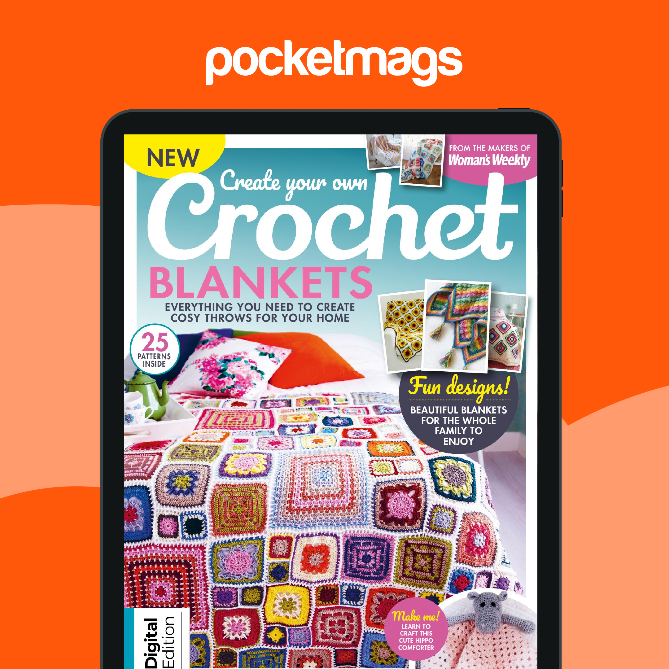 Lifestyle Bookazine - Create Your Own Crochet Blankets Third Edition ...