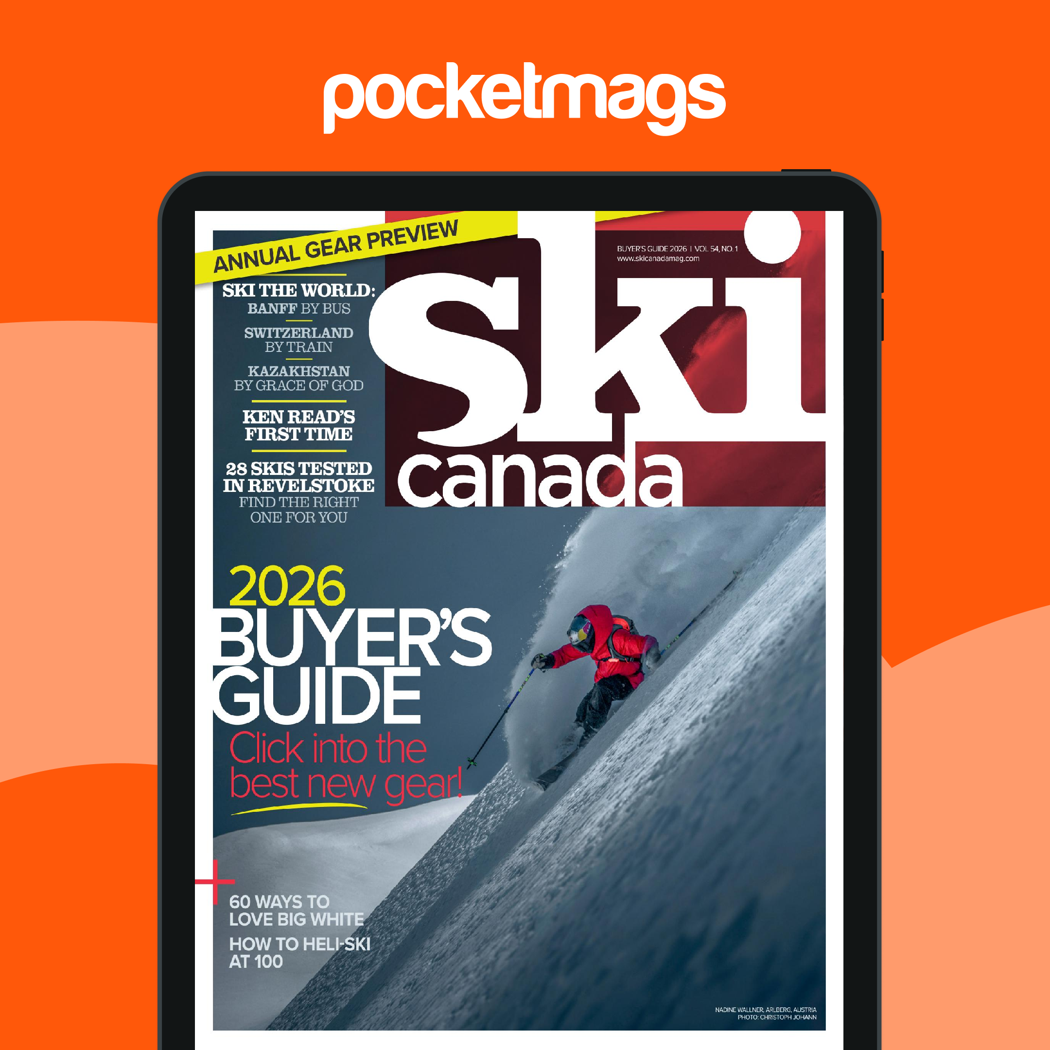 Ski Canada Magazine Subscriptions and Buyer's Guide 2026 Issue