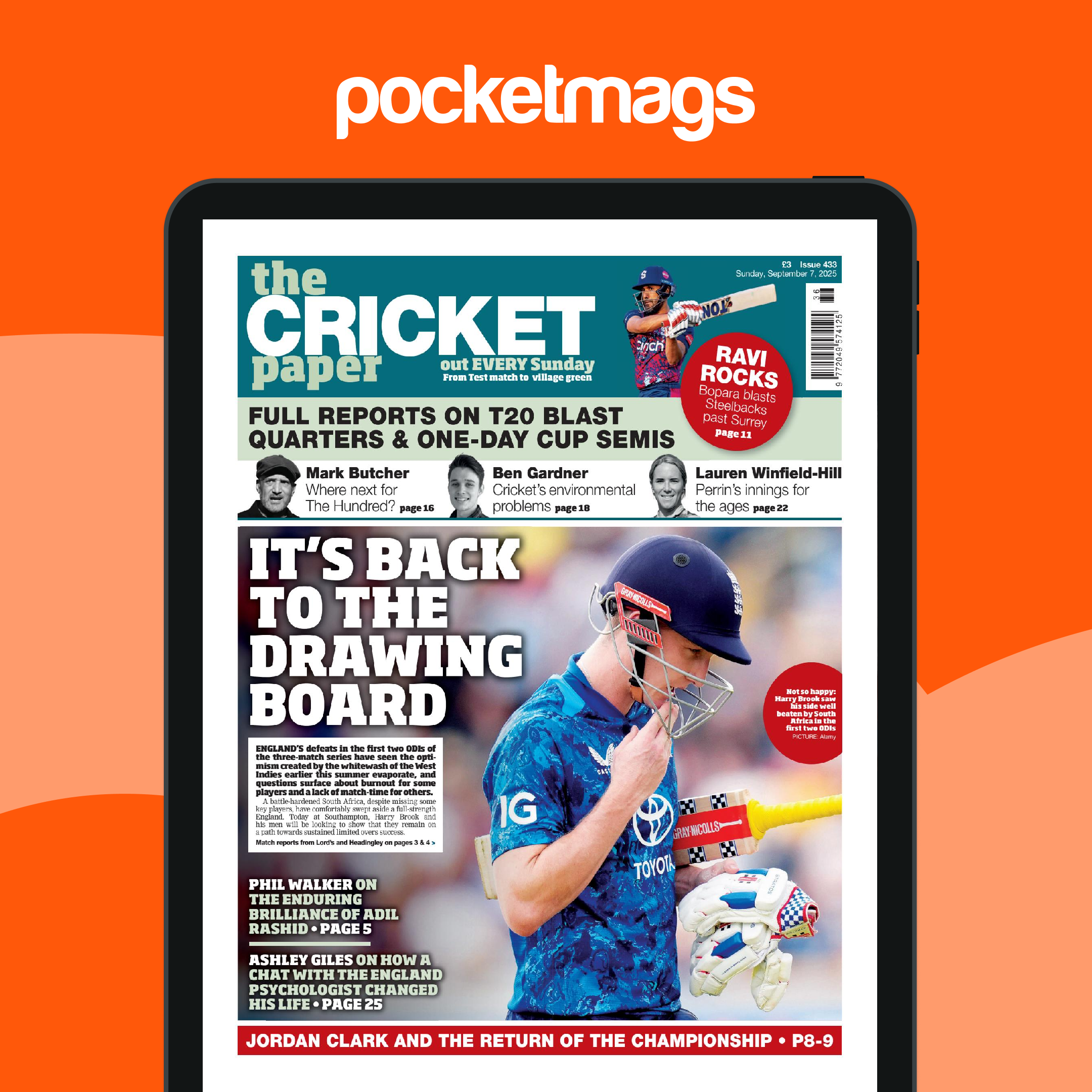 The Cricket Paper Magazine - 7th September 2025 Back Issue