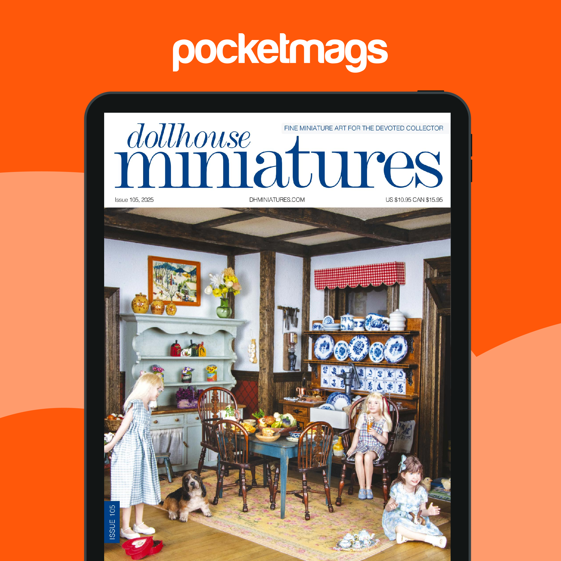 Dollhouse Miniatures Magazine Subscriptions and Issue 105 Issue