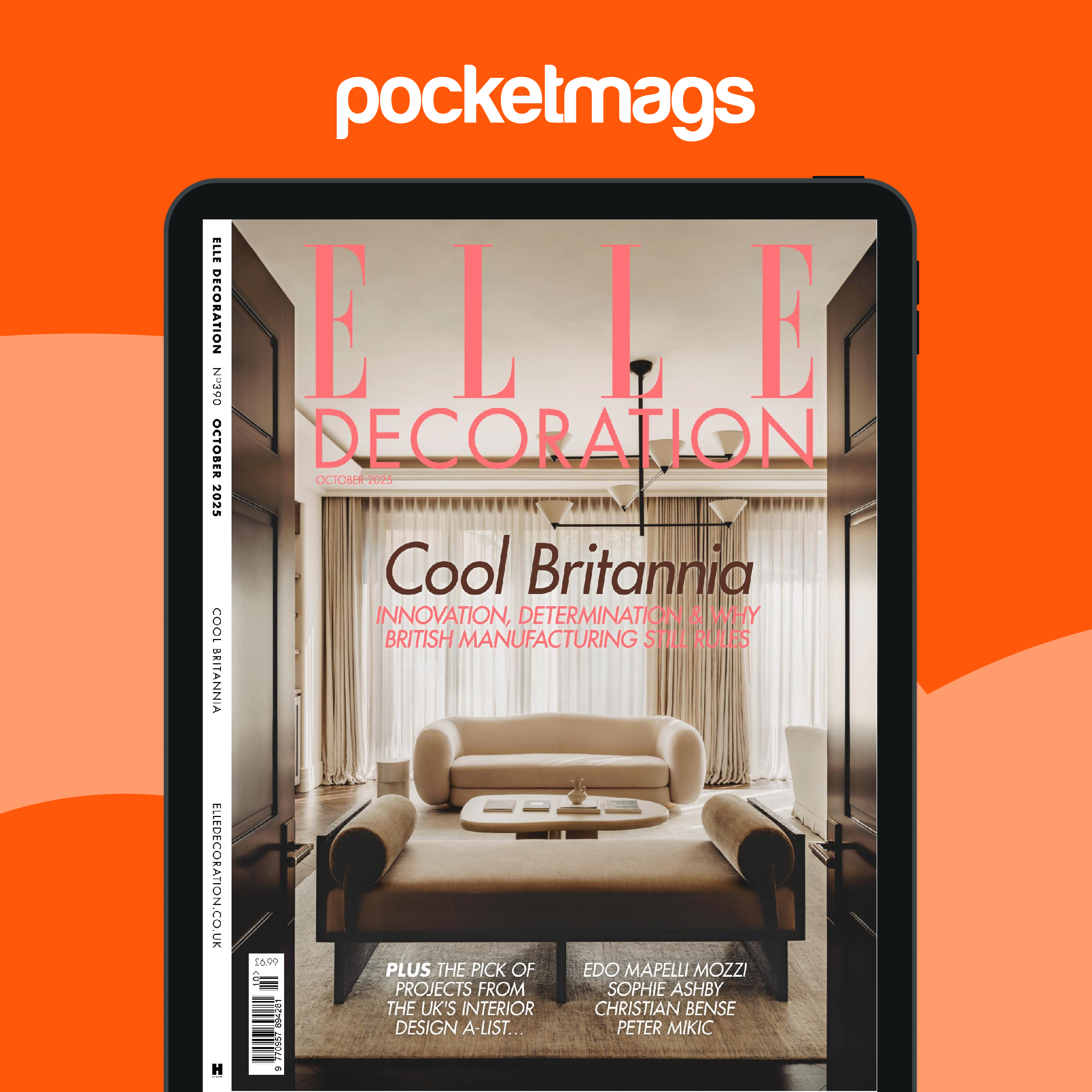 Elle Decoration Magazine Subscriptions and Oct-25 Issue