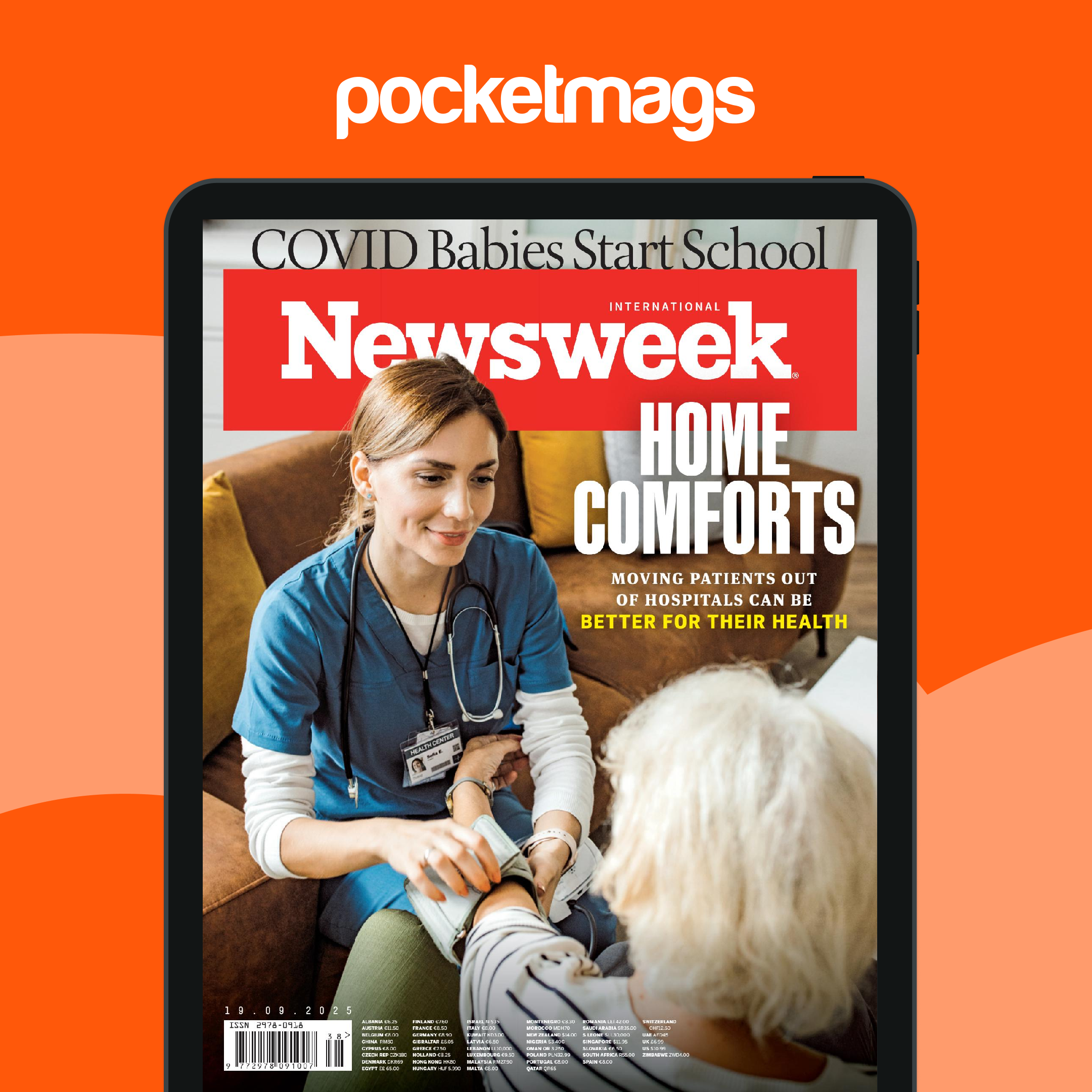 Newsweek International Magazine Subscriptions and 19-Sep-2025 Issue