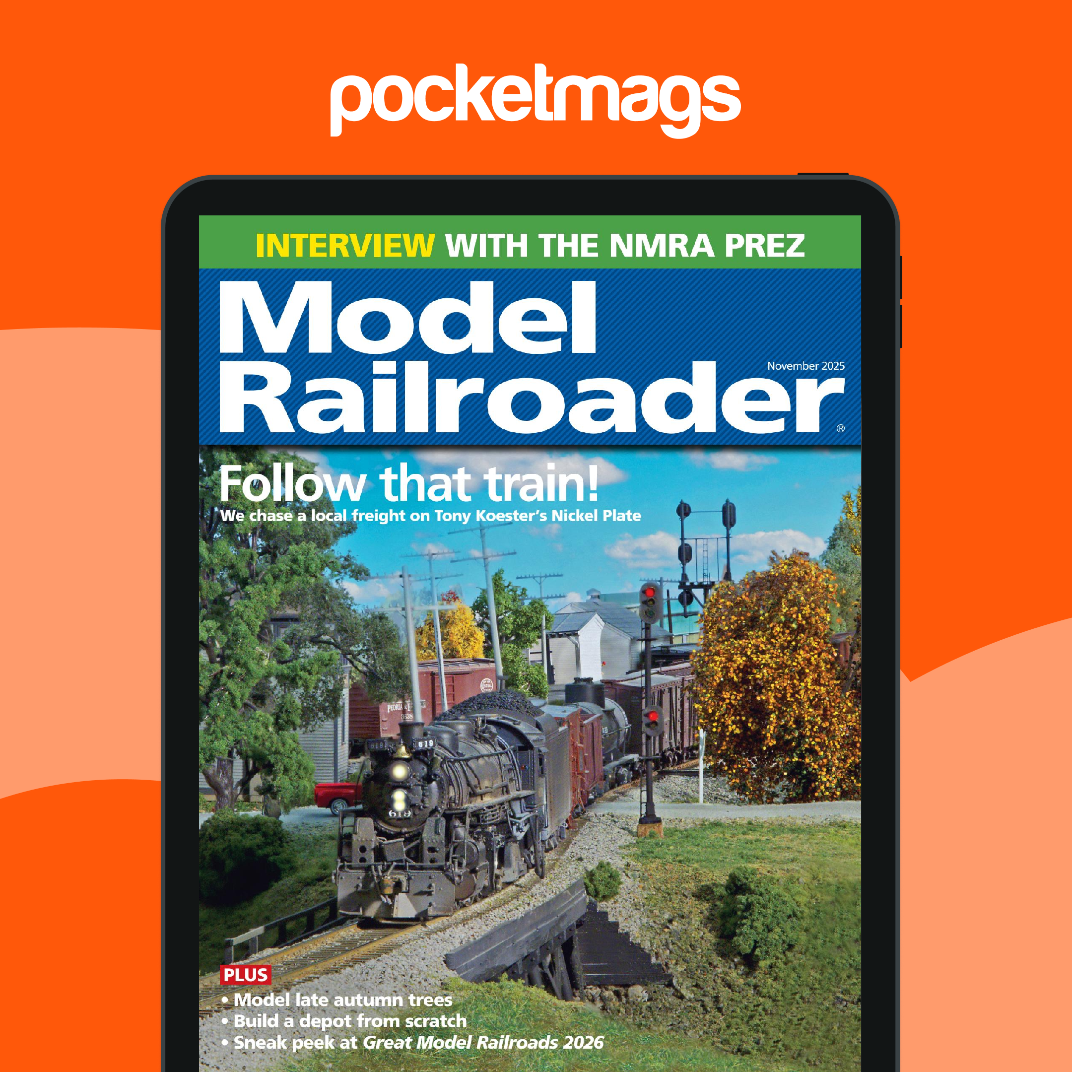 Model Railroader Magazine Subscriptions and 25-Nov Issue