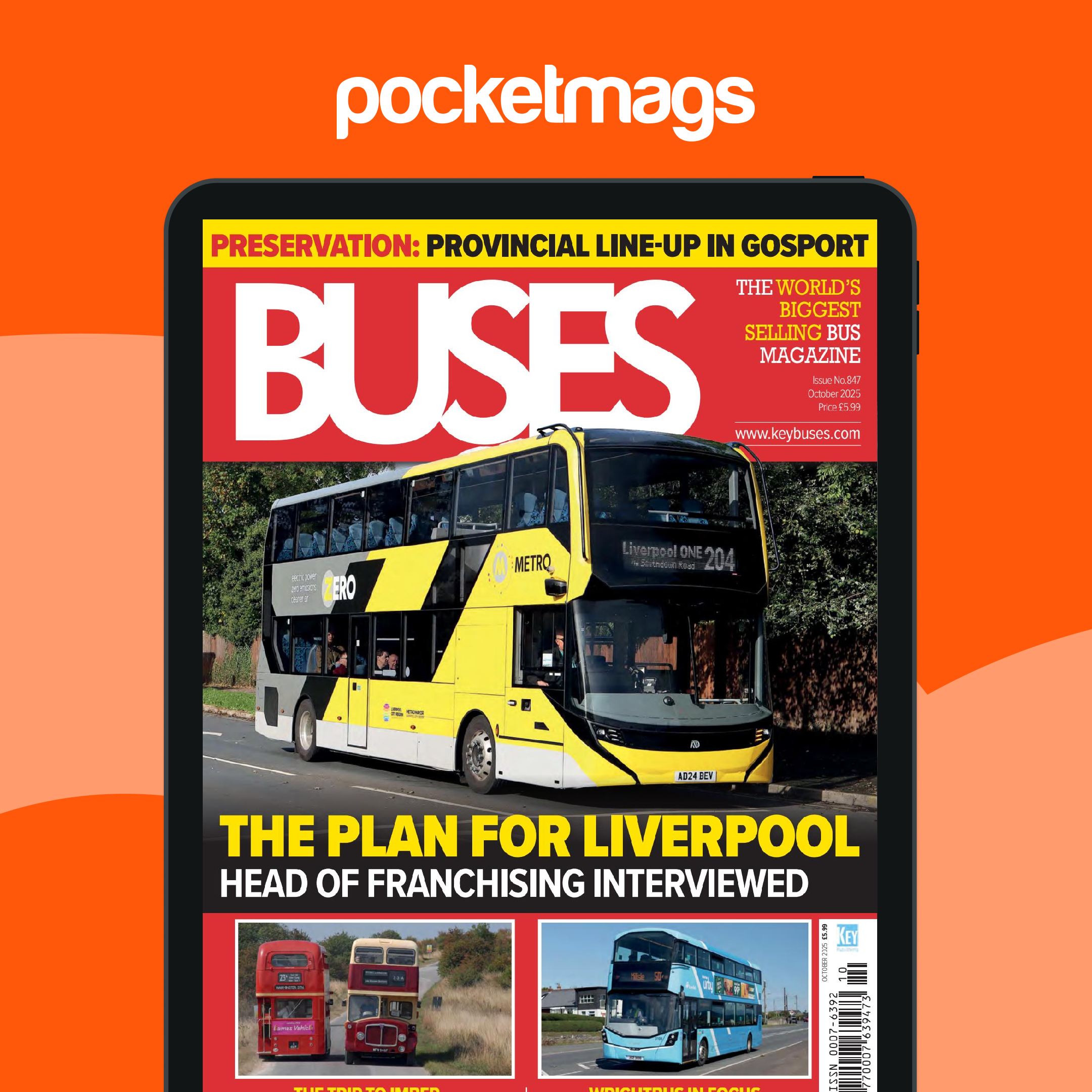 Buses Magazine Abonnements et October 2025 édition
