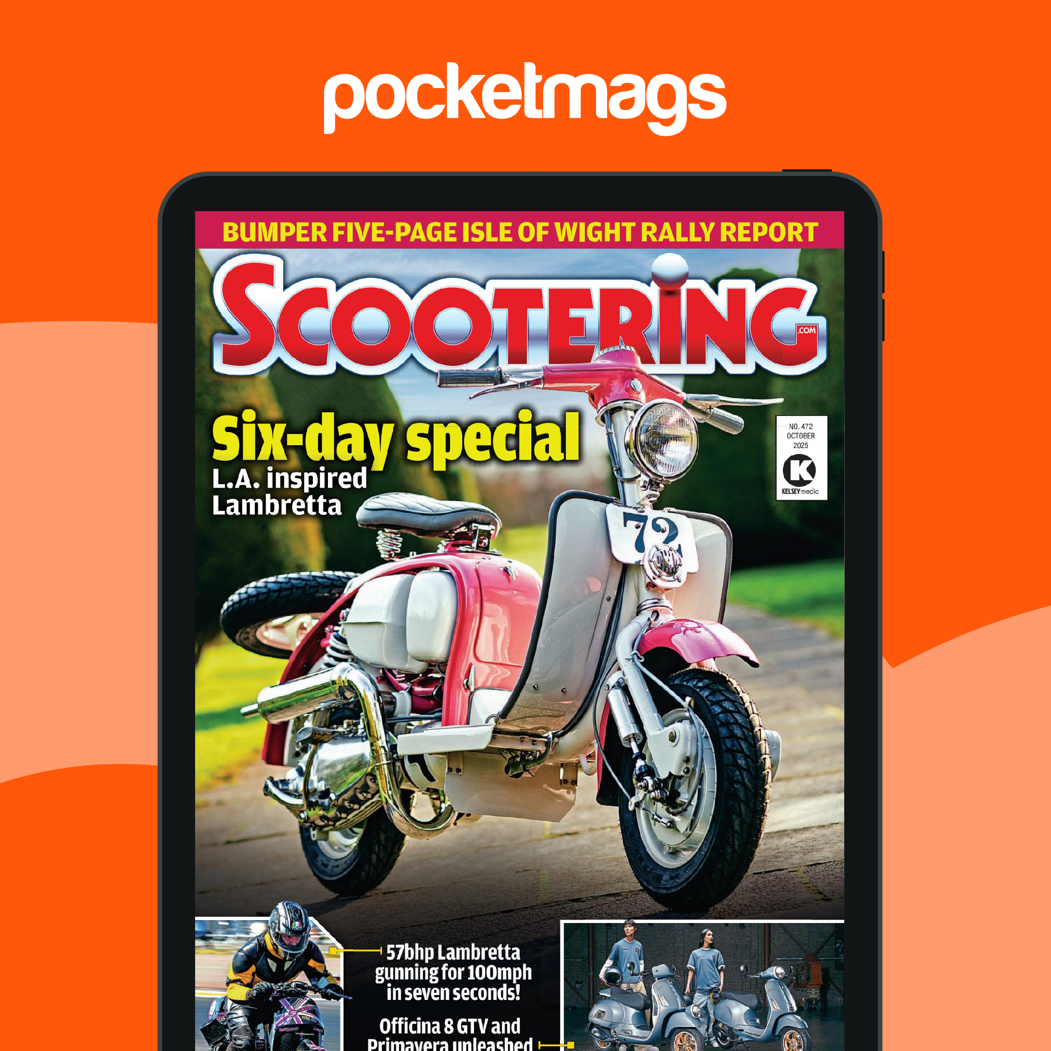 Scootering Magazine Subscriptions and October 2025 Issue