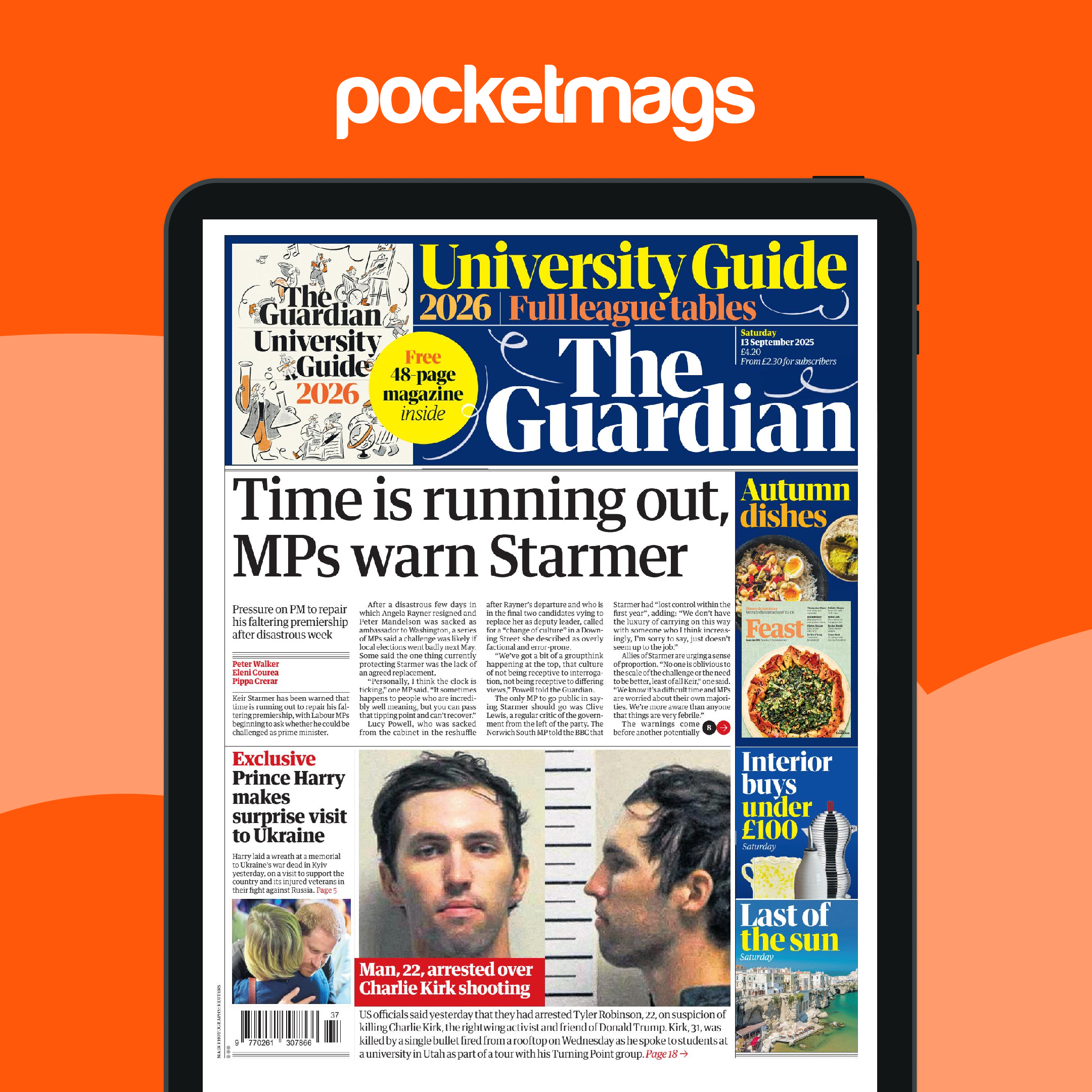 The Guardian Newspaper - Saturday, 13 September 2025 Back Issue