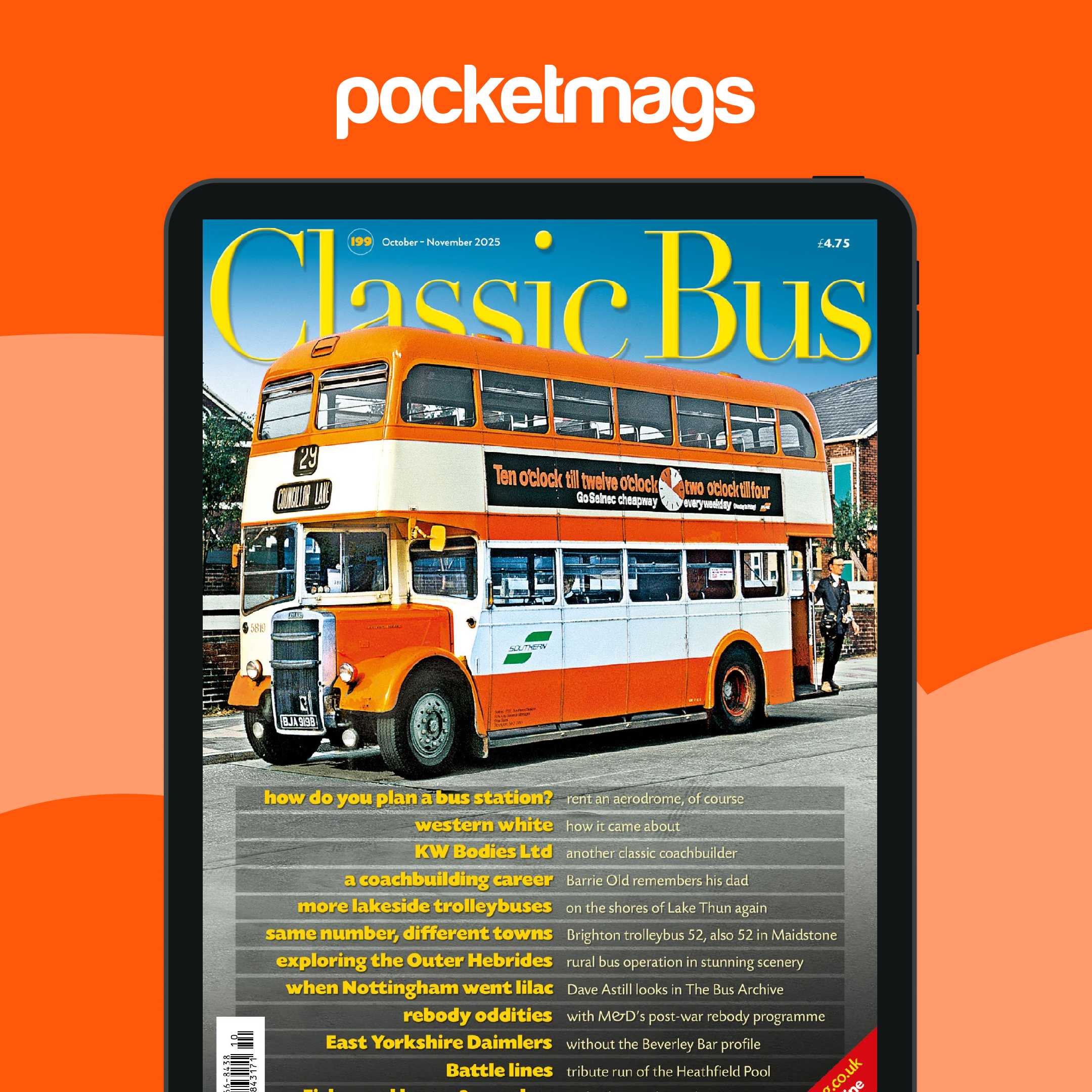 Classic Bus Magazine Subscriptions and Oct/Nov 2025 (199) Issue