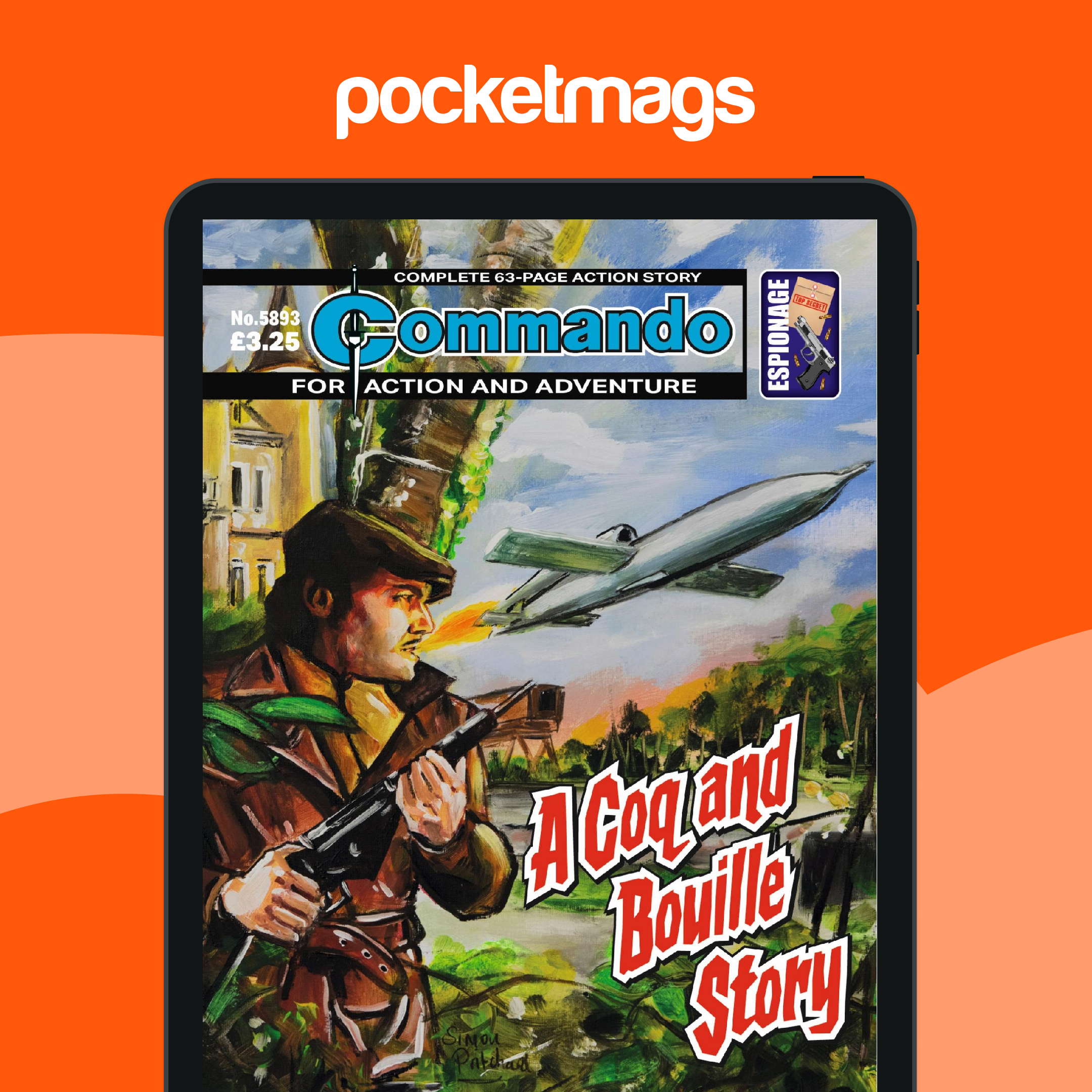 Commando Magazine - 5893 Back Issue