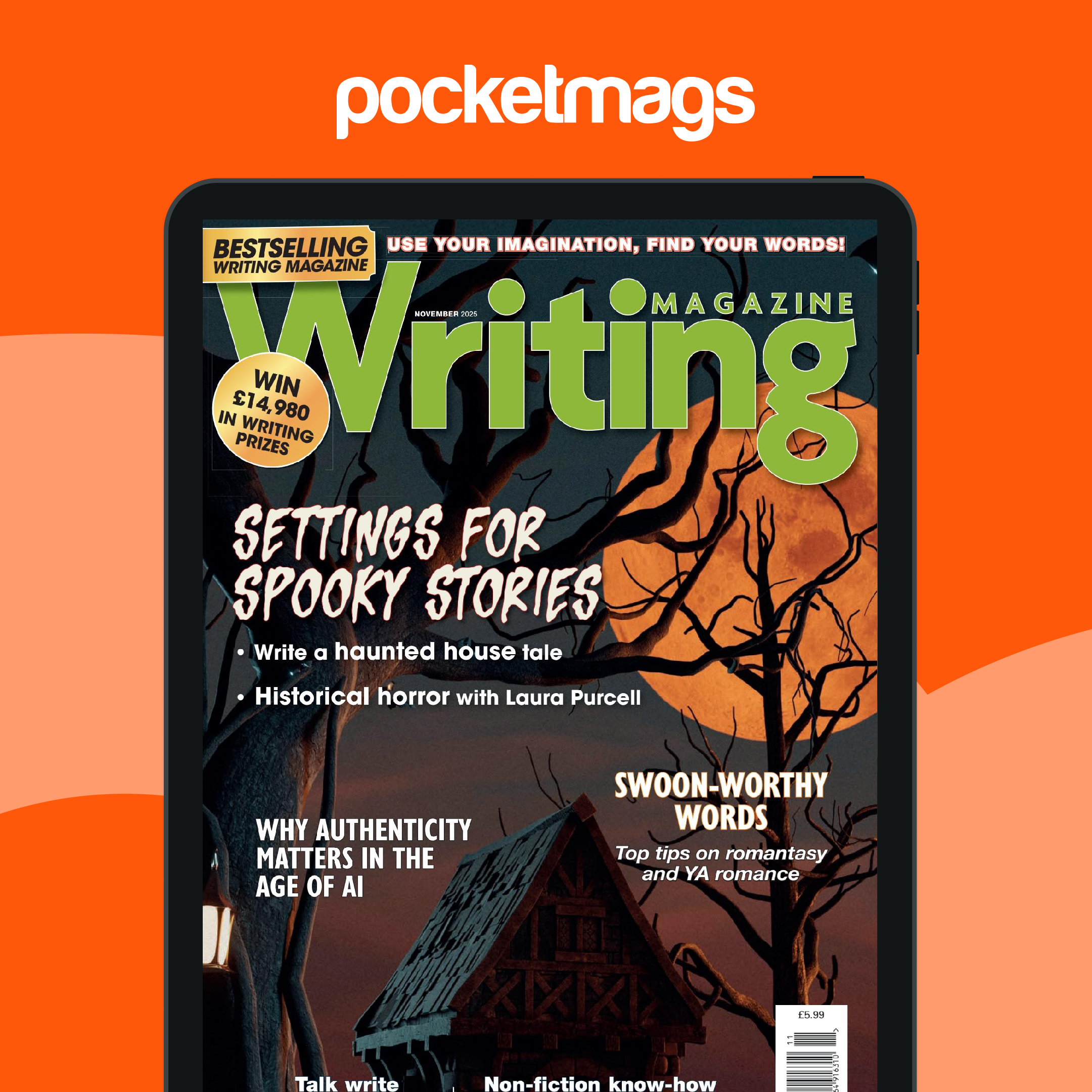 Writing Magazine Subscriptions and November 2025 Issue