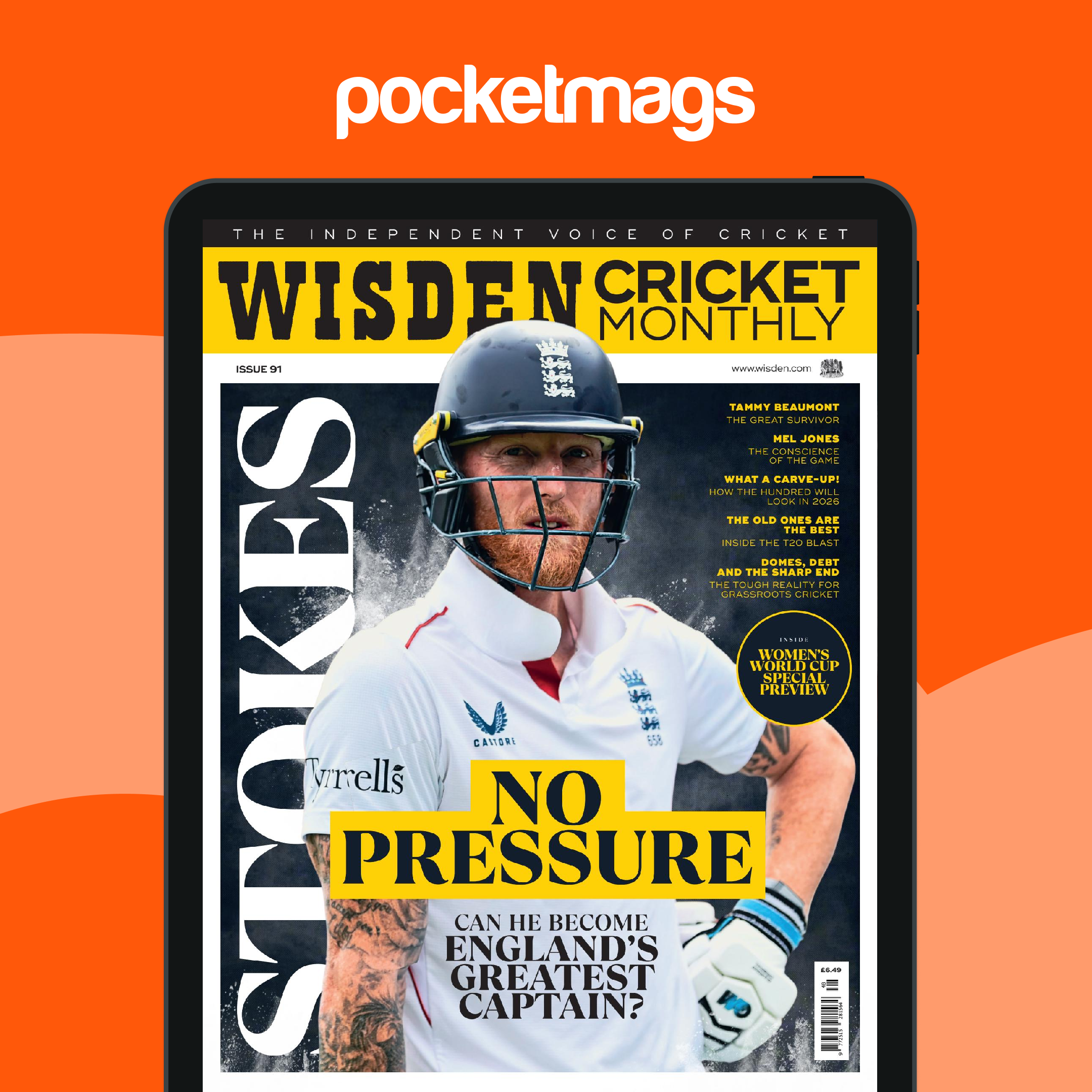Wisden Cricket Monthly Magazine - Issue 91 Back Issue