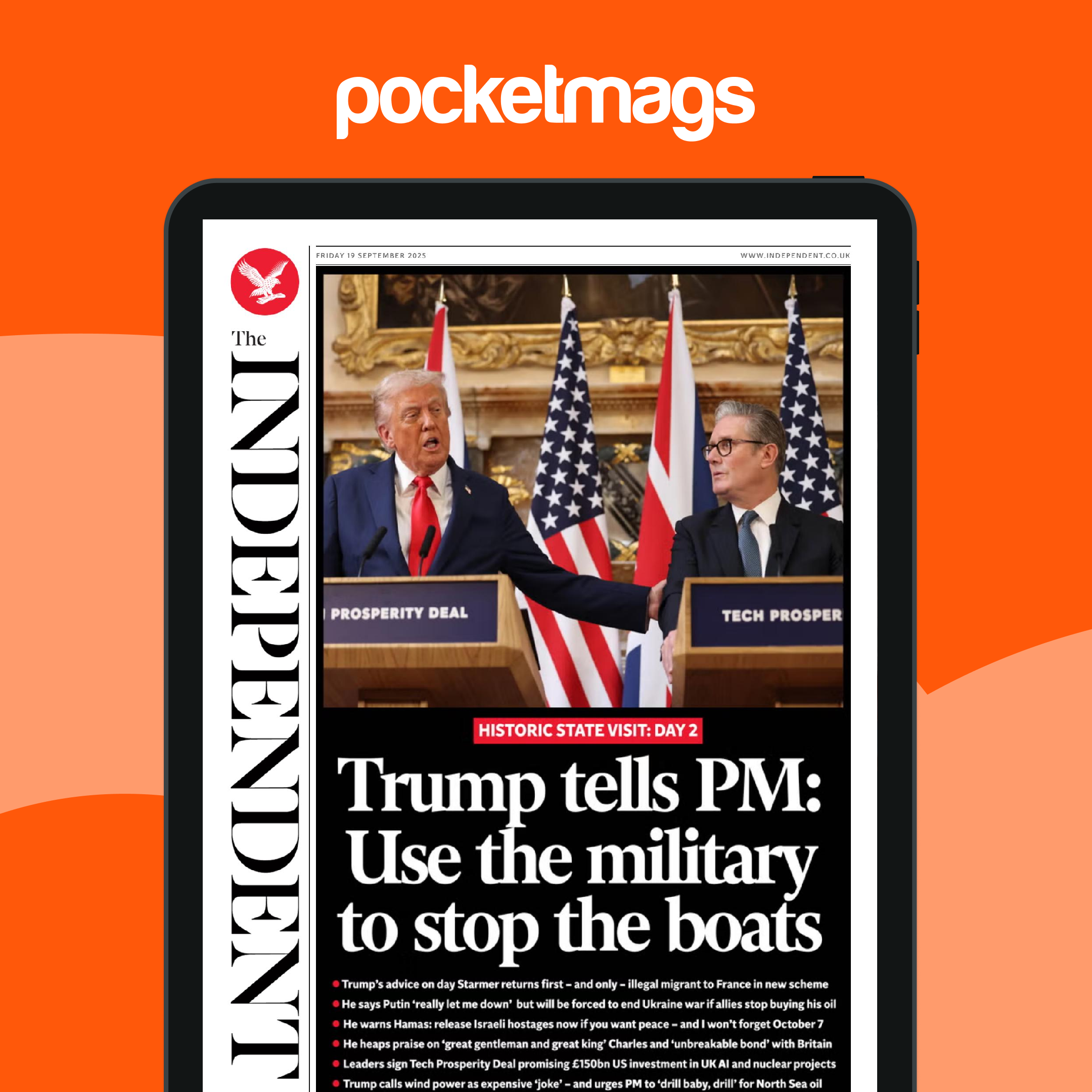 The Independent Daily Edition Newspaper - Friday, 19 September 2025 ...