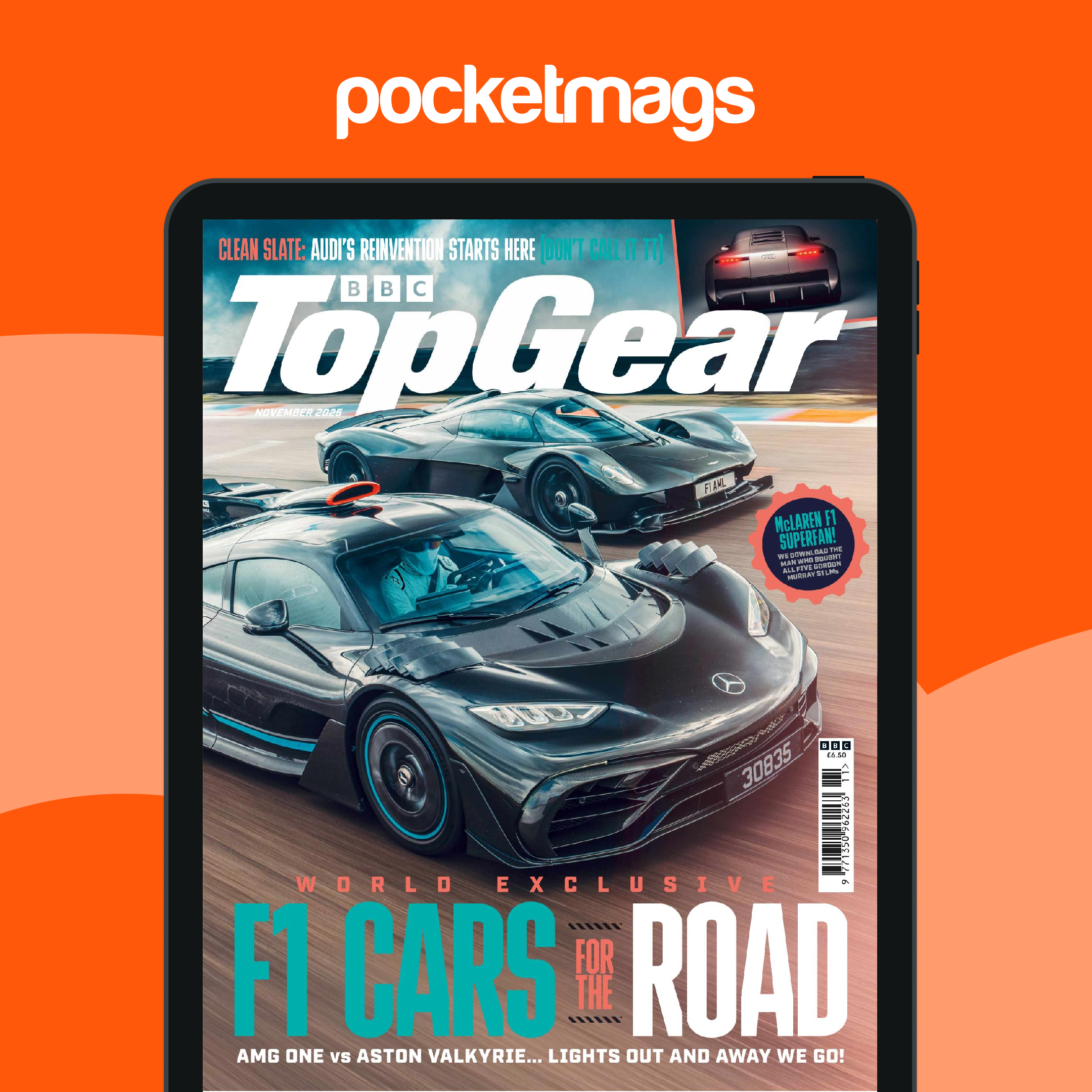 BBC Top Gear Magazine Subscriptions and November 2025 Issue
