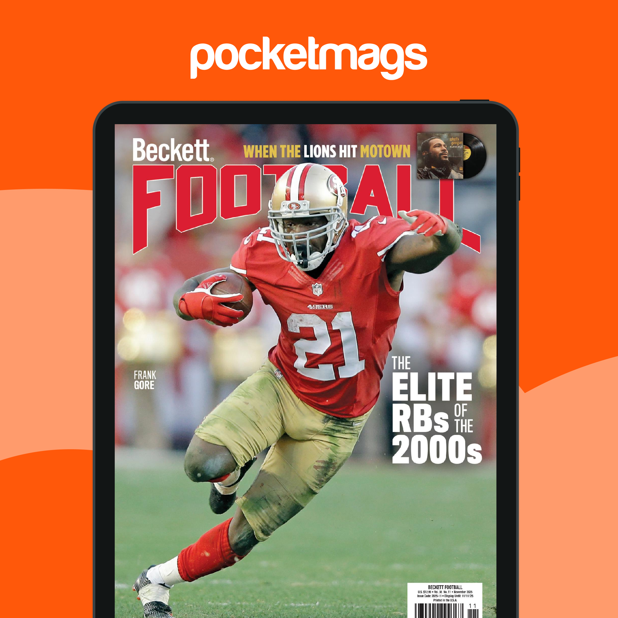 Beckett Football Magazine Subscriptions and 2025-11( Football-Nov) Issue