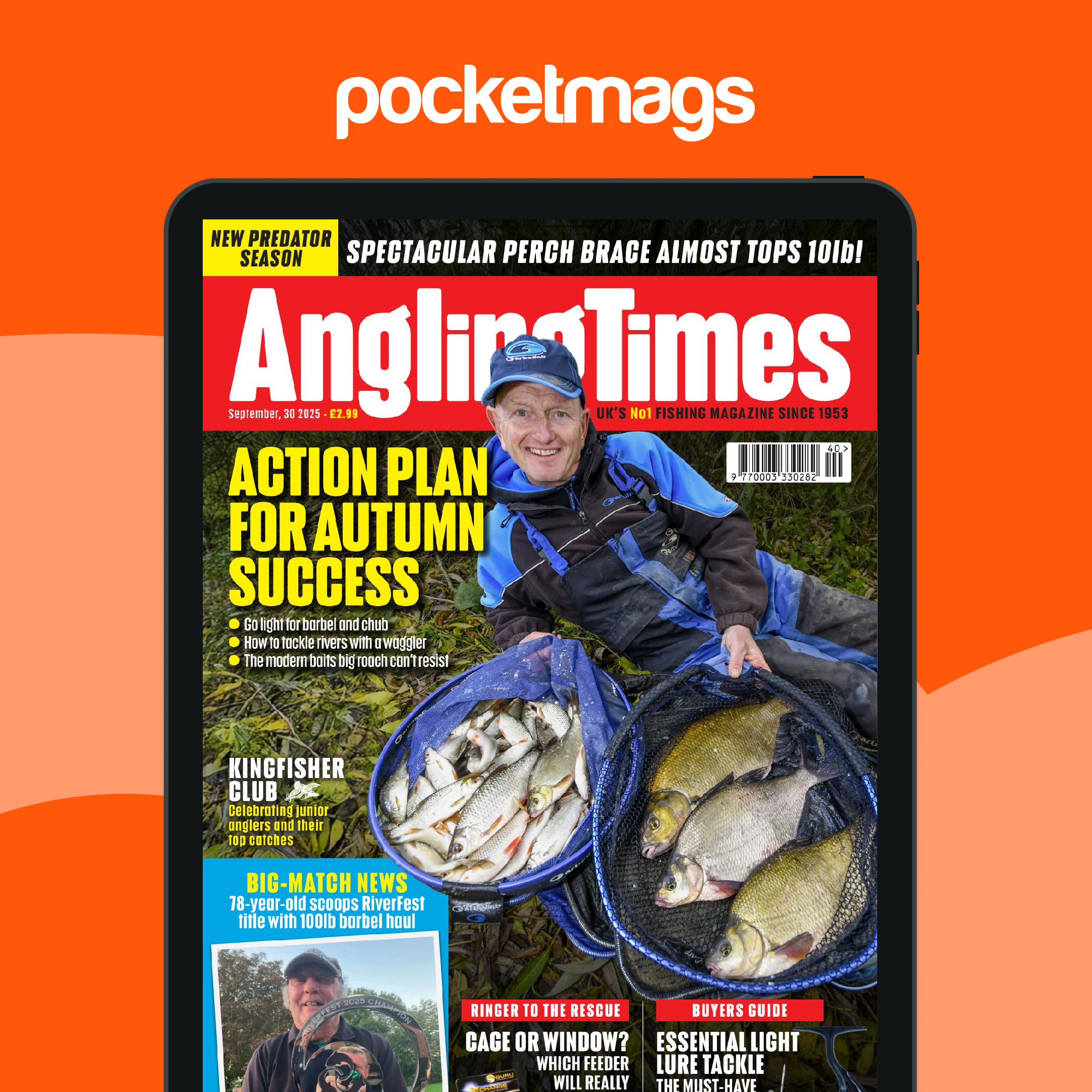 Angling Times Magazine Subscriptions and 30-Sep-2025 Issue