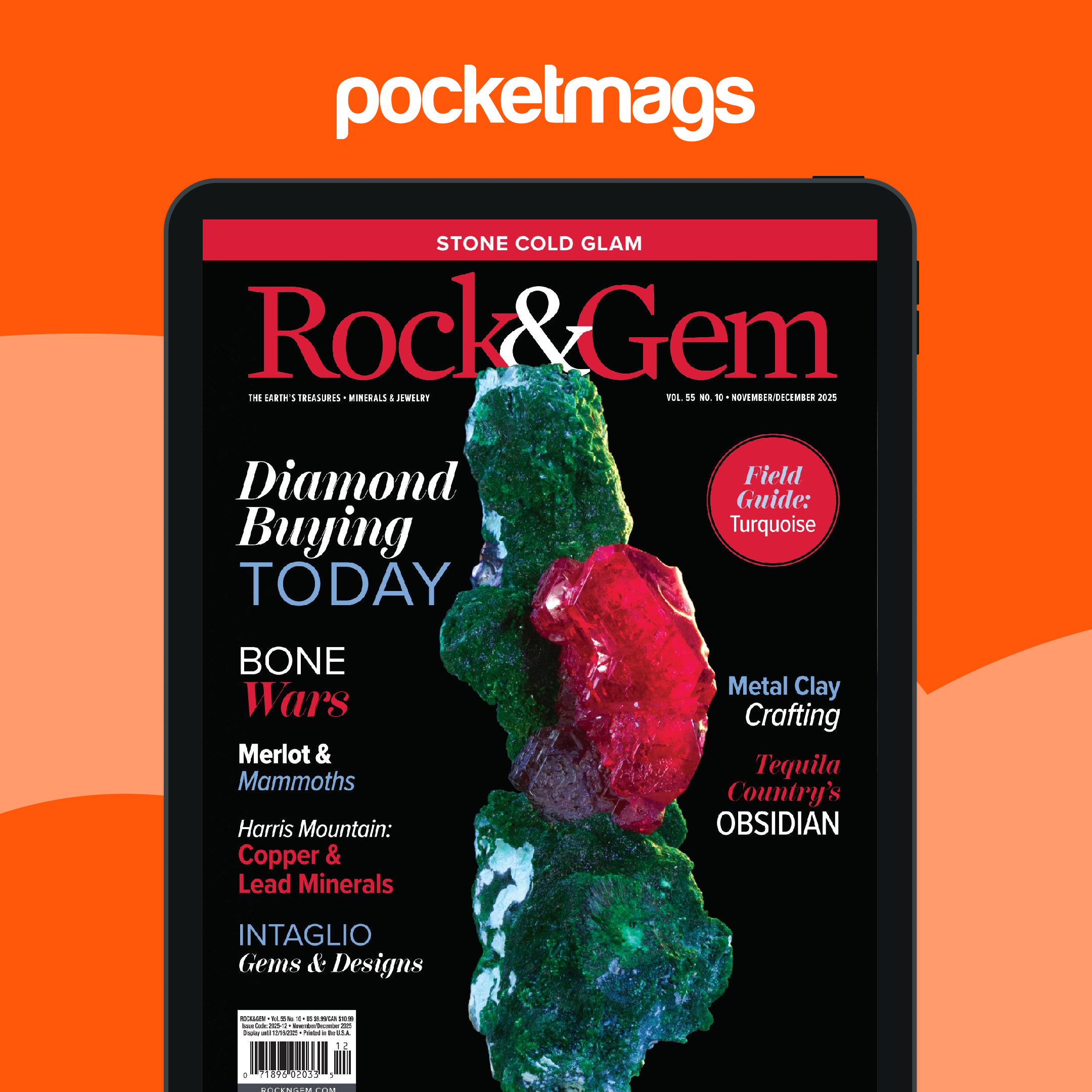 Rock&Gem Magazine Subscriptions and 2025-12 (Nov/Dec) Issue
