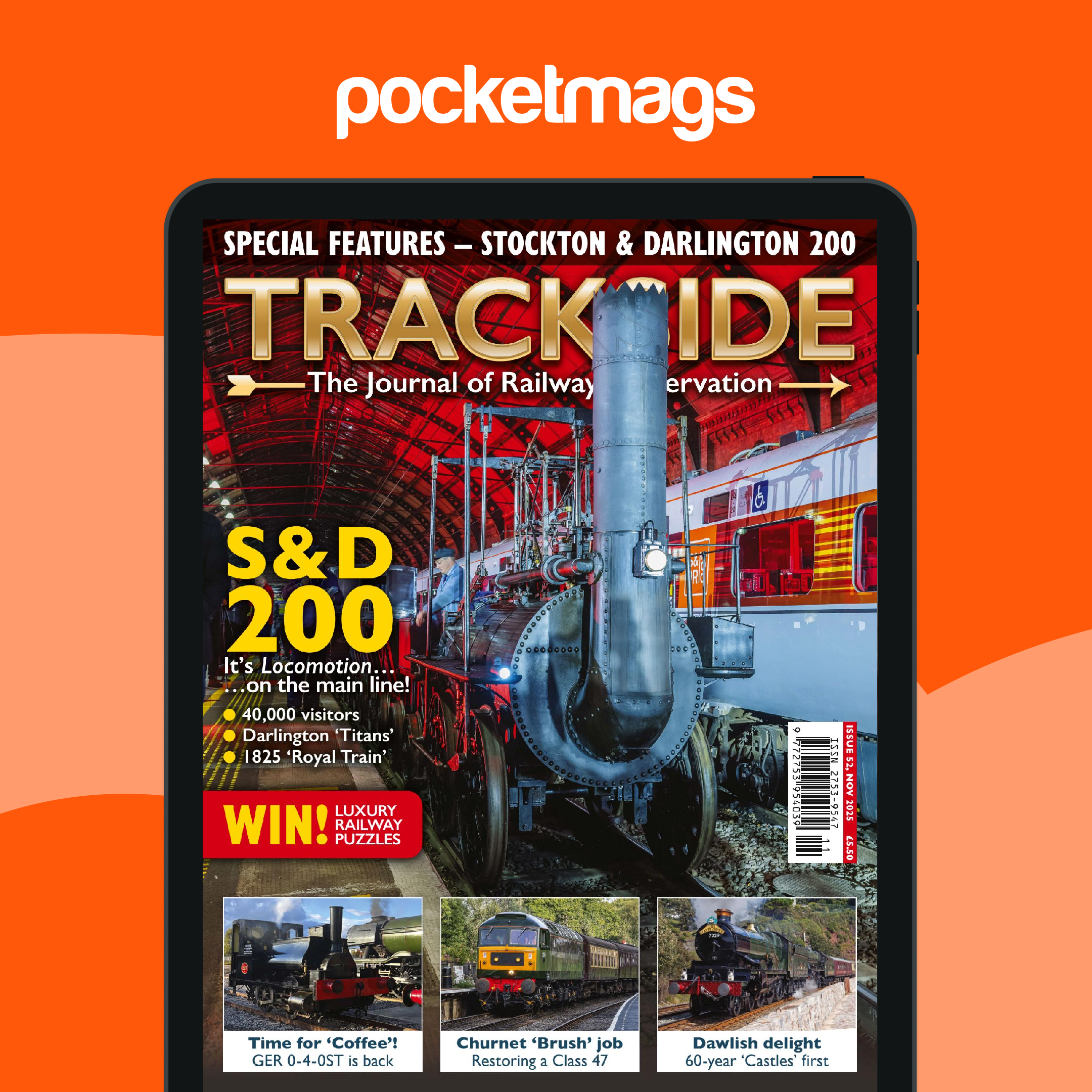 Trackside Magazine Subscriptions and November 2025 Issue