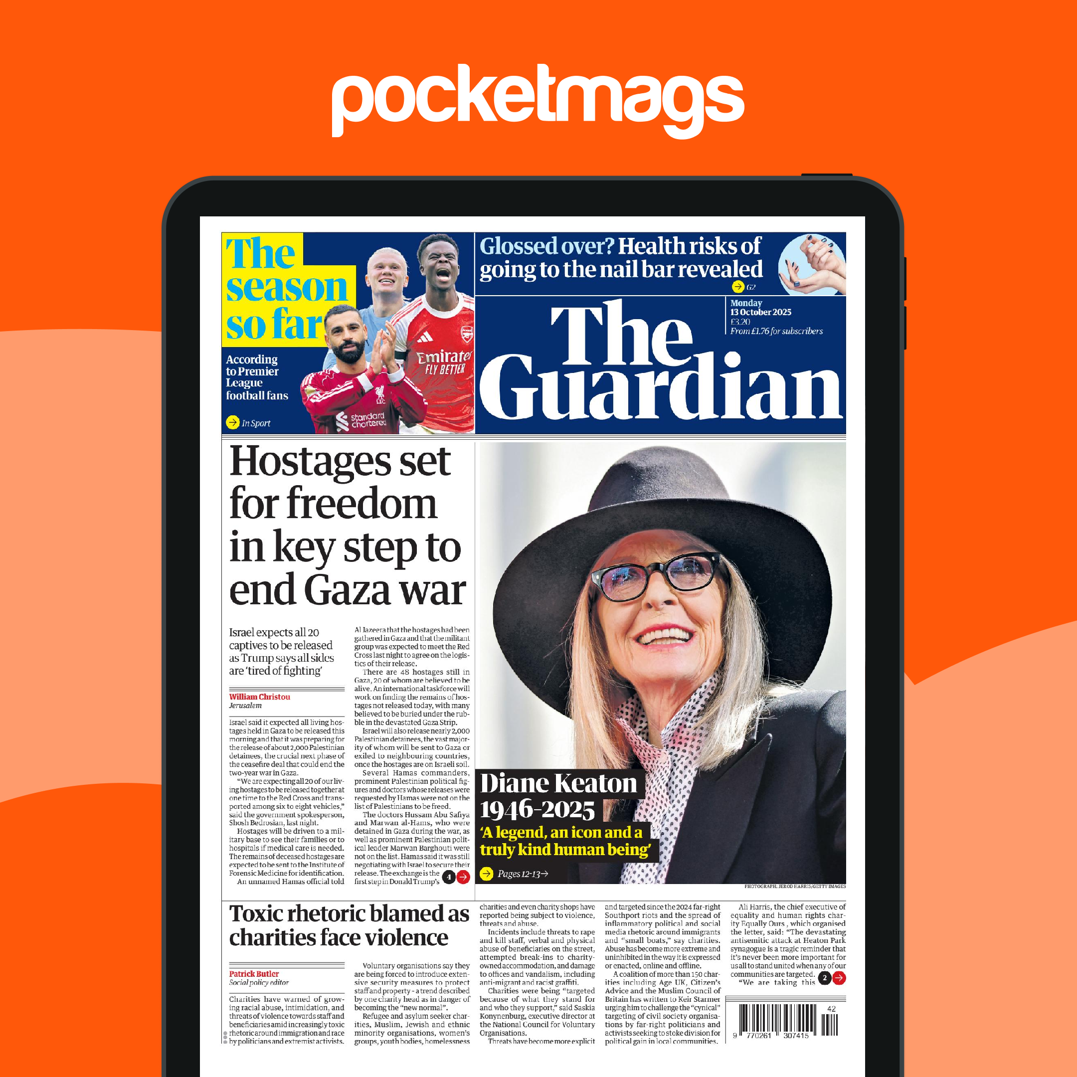 The Guardian Newspaper - Monday, 13 October 2025 Back Issue