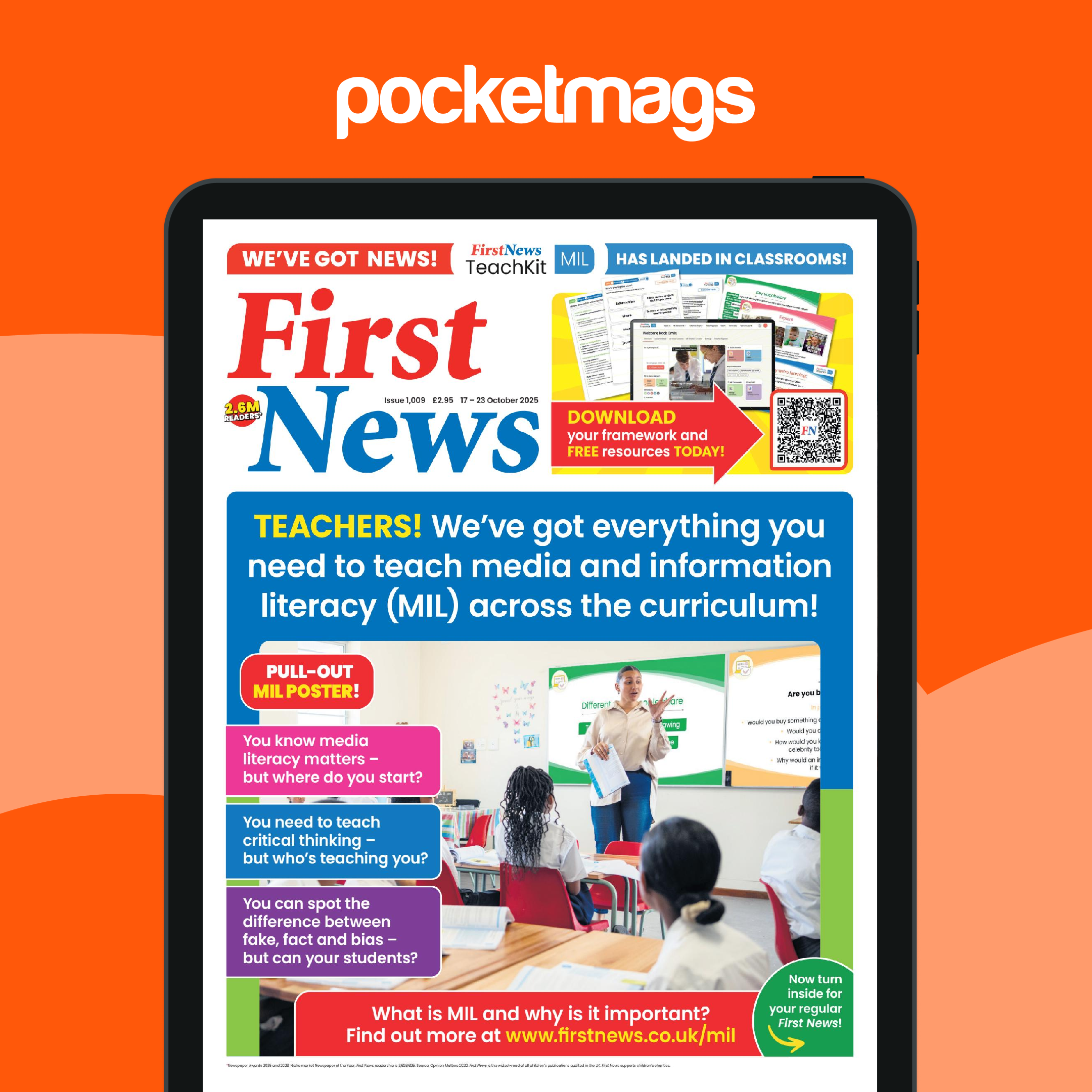 First News Magazine Subscriptions and First News 1009 Issue